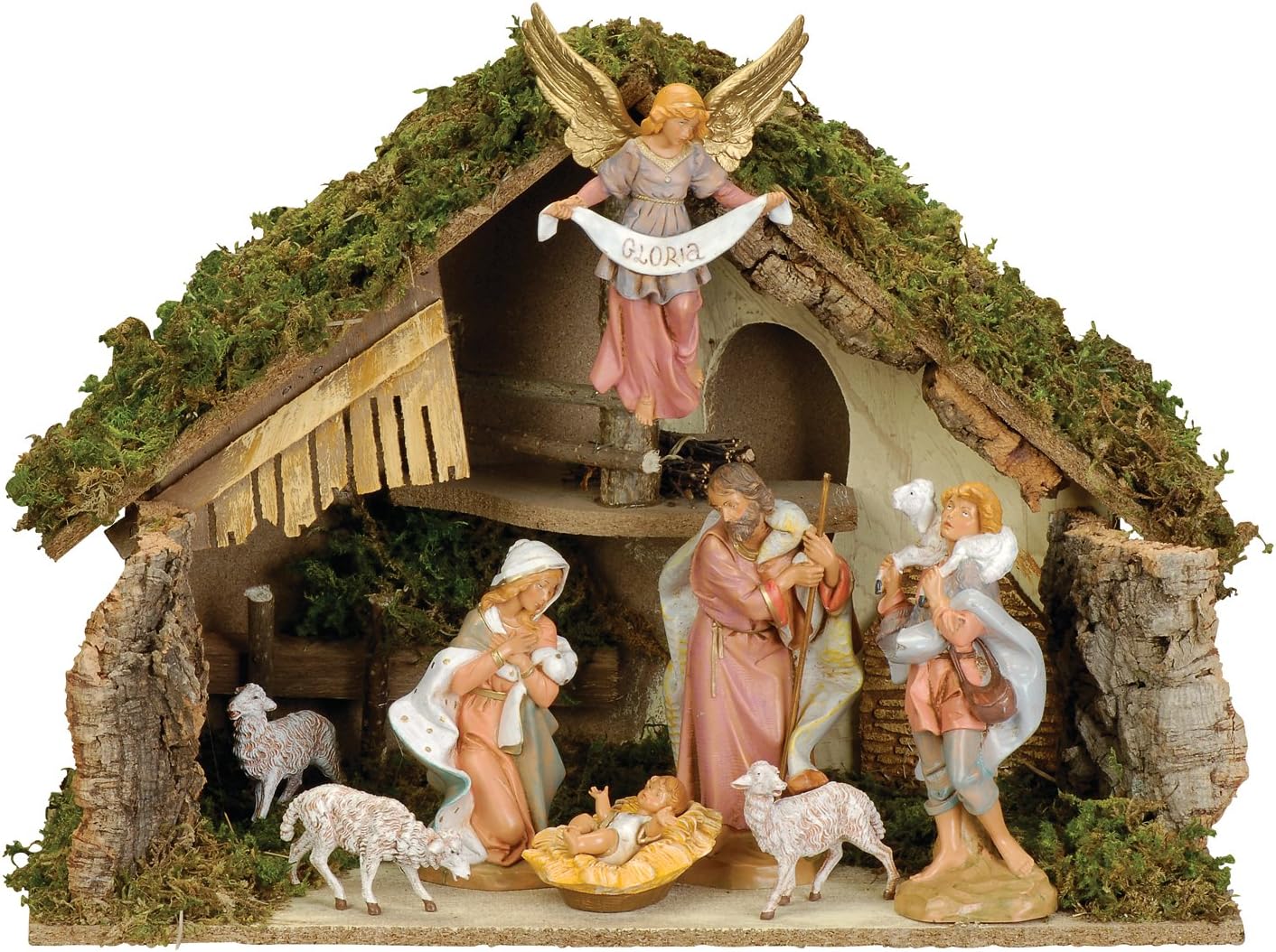 Amazon.com: Fontanini, 9 pc Italian Nativity Set, 7.5" Scale : Home ...