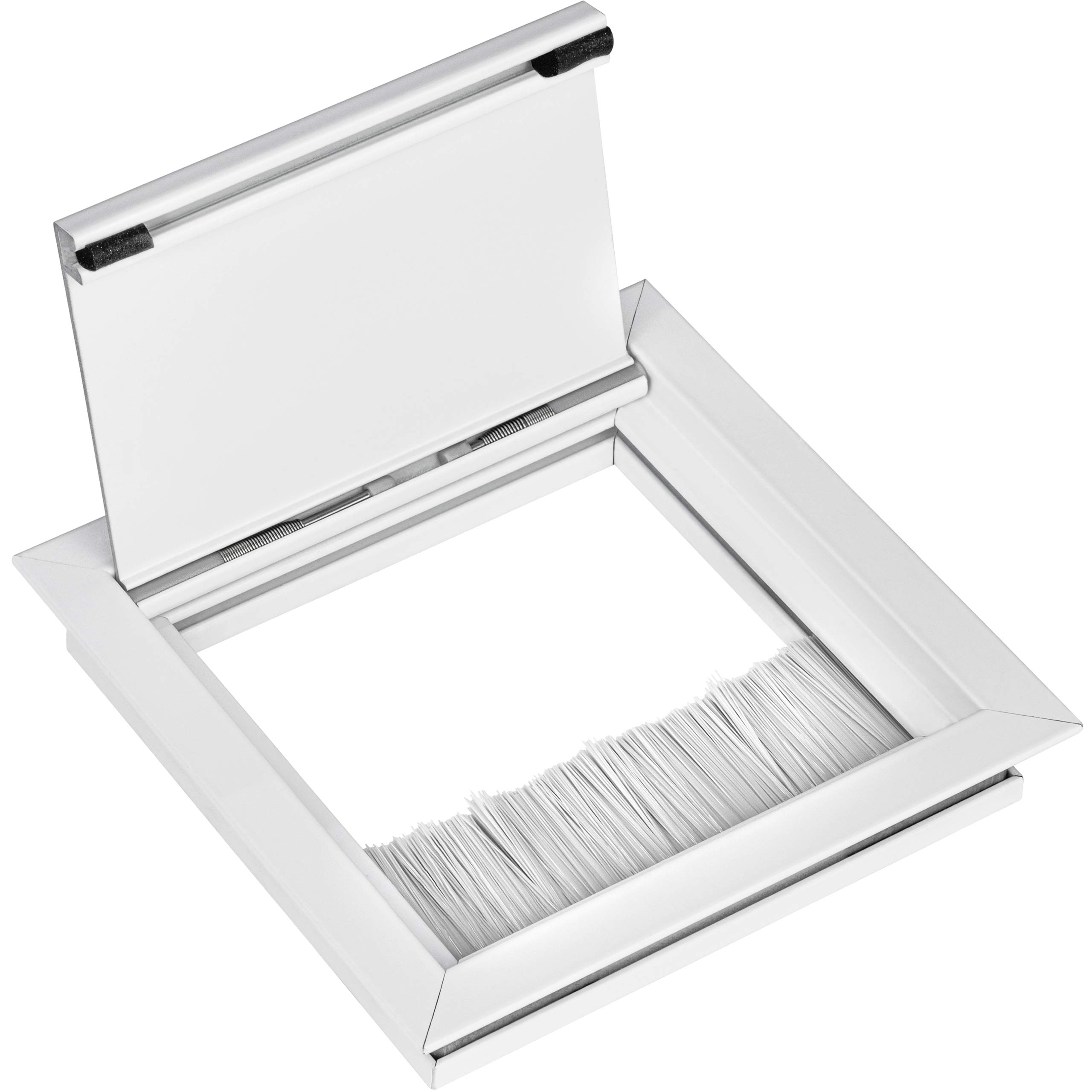 Gedotec Exit G11 Eco Cable Grommet White Square with Brush Seal | Cable ...