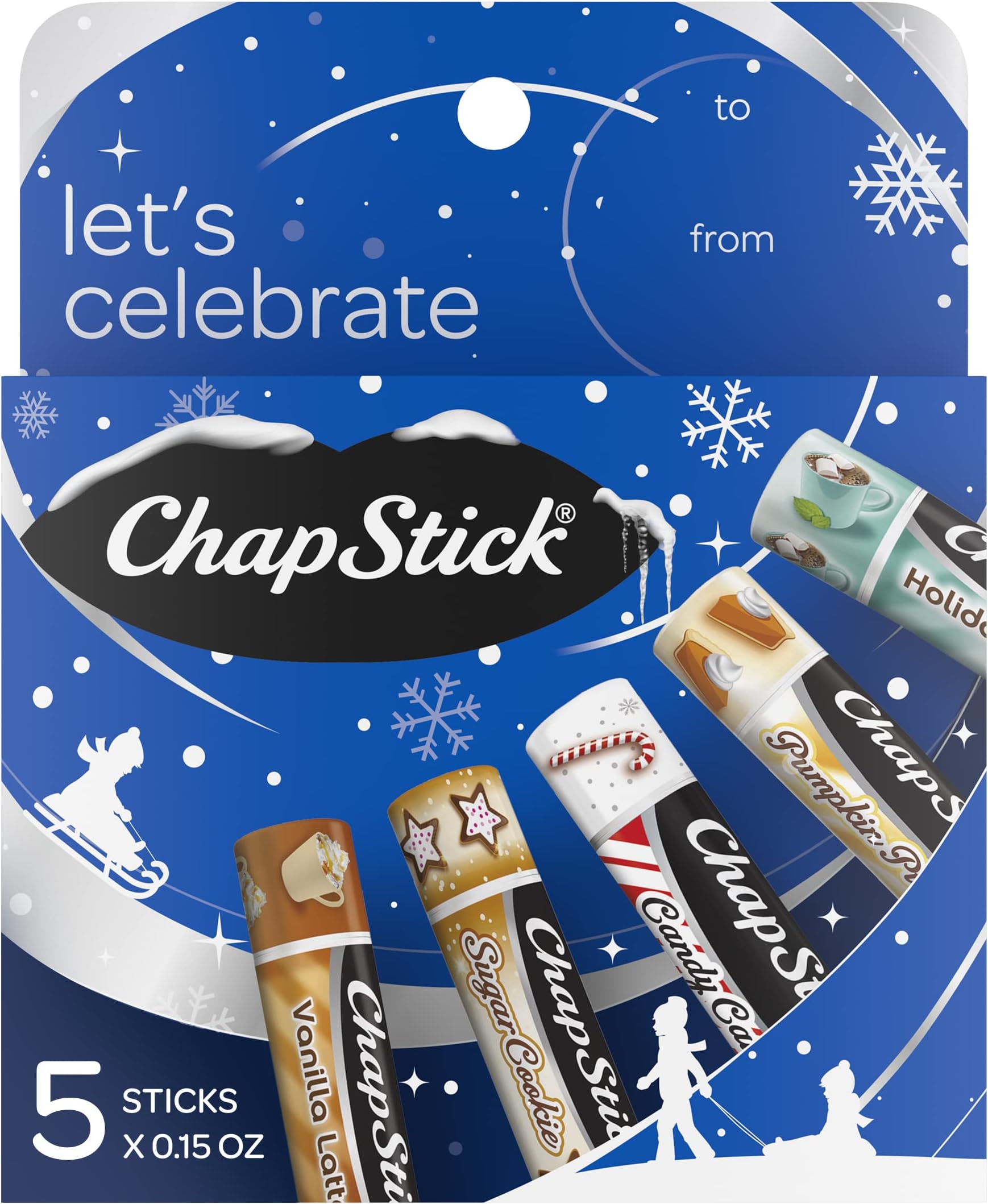 Amazon.com : ChapStick Holiday Collection Holiday Lip Balm Variety Gift ...