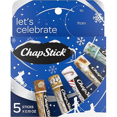 Amazon.com: ChapStick Classic Collection Flavored Lip Balm Tubes Pack ...