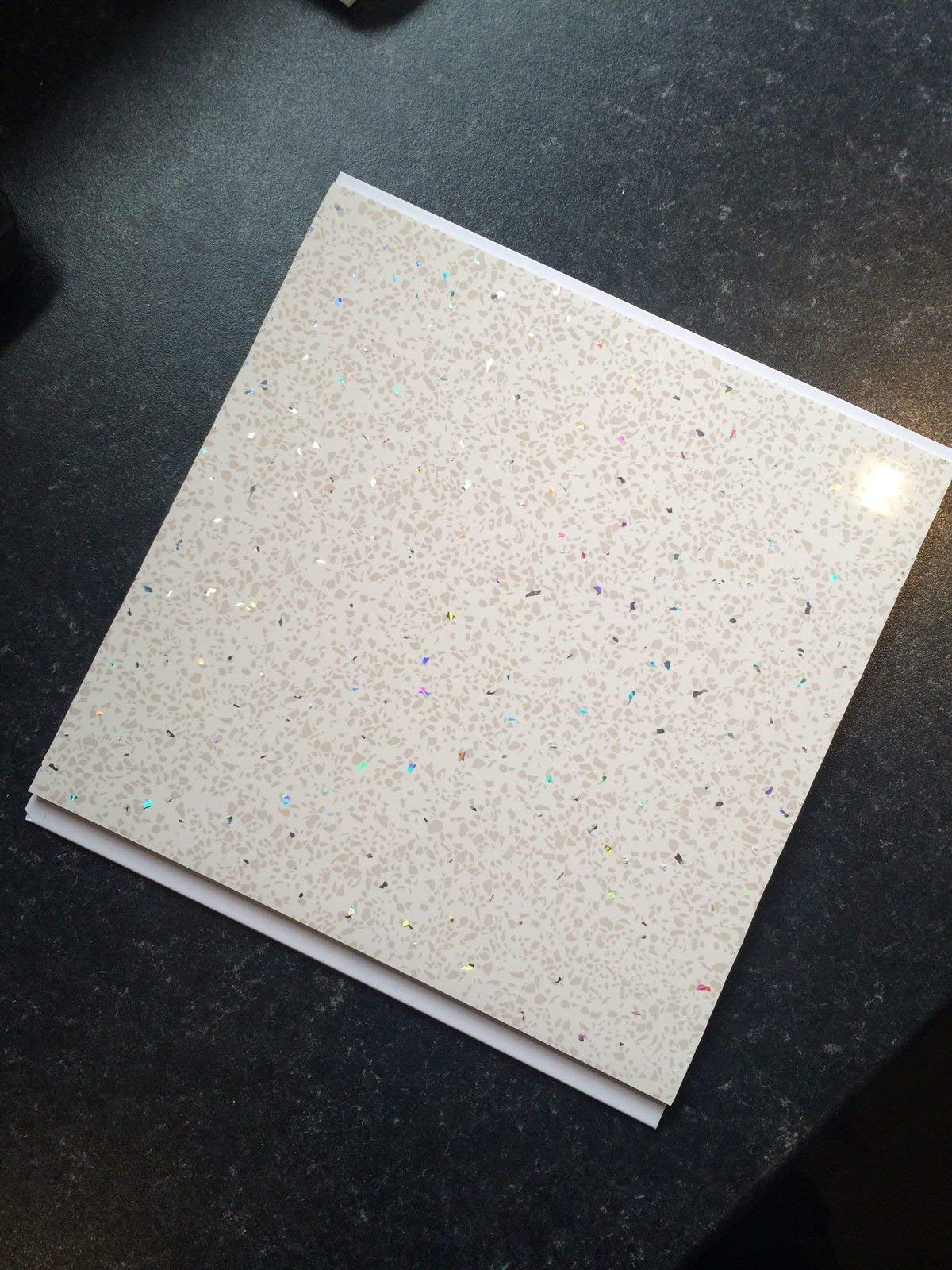 DBS Beige Sparkle 8mm Wall Cladding Ceiling Kitchen Sparkly Bathroom ...