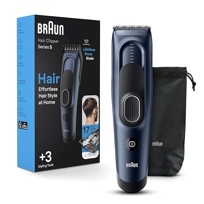 Amazon.com: Braun Hair Clippers Series 5 5350, Hair Clippers for Men ...