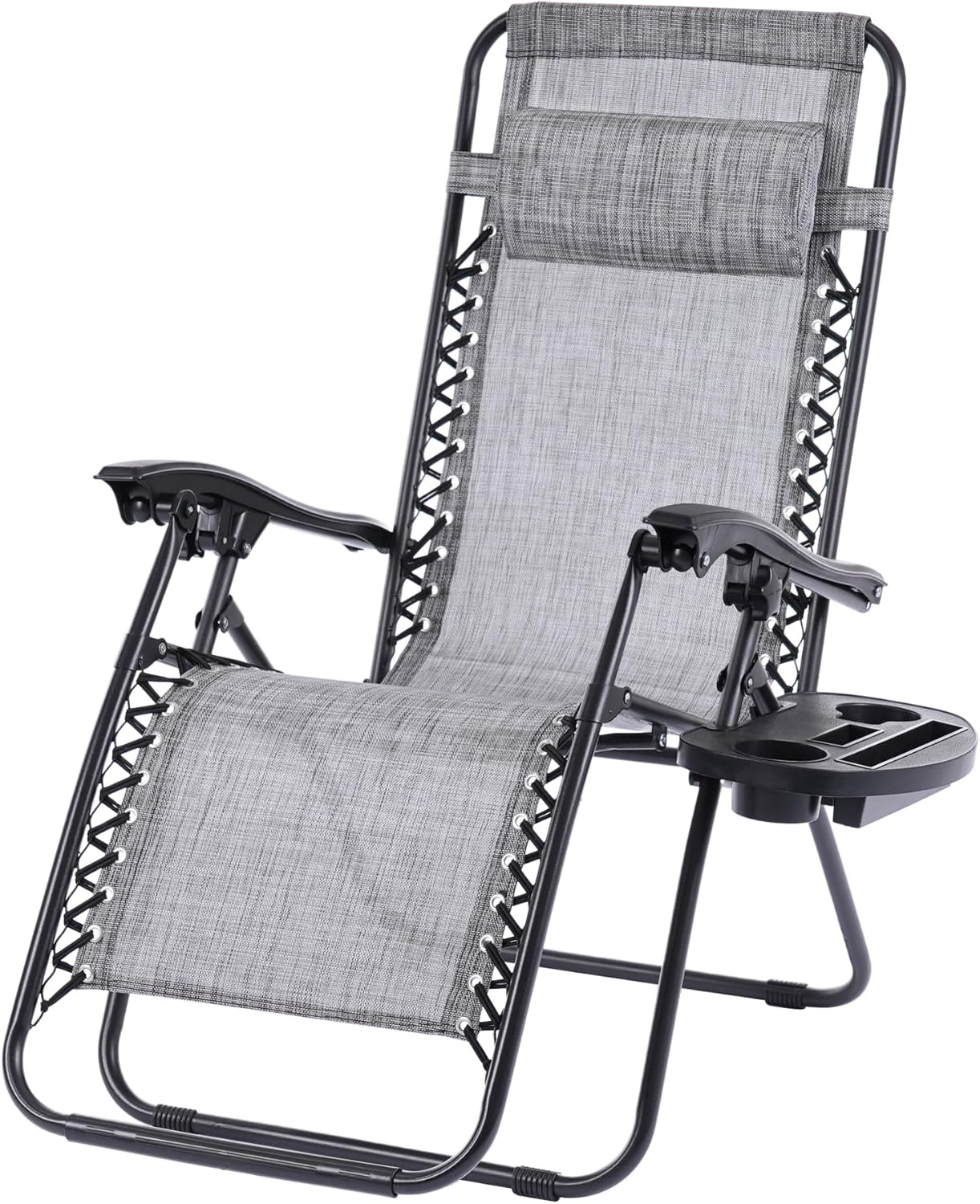 Amazon.com: Bonosuki Patio Zero Gravity Chair Set of 2, Outdoor ...
