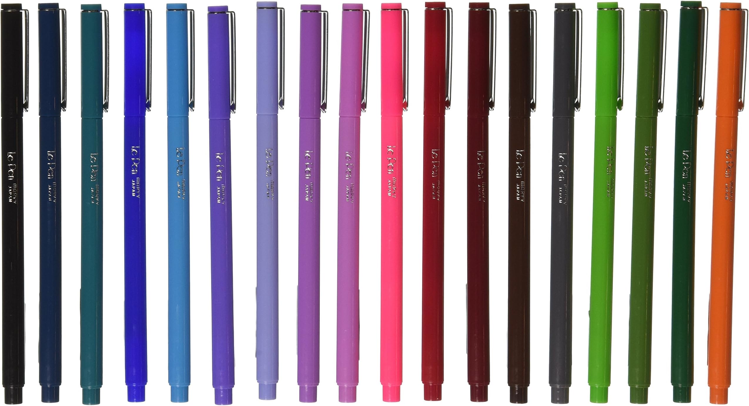 Amazon.com : Le Pen 18 Color Pen Set (4300S-18pk) : Artists Drawing ...