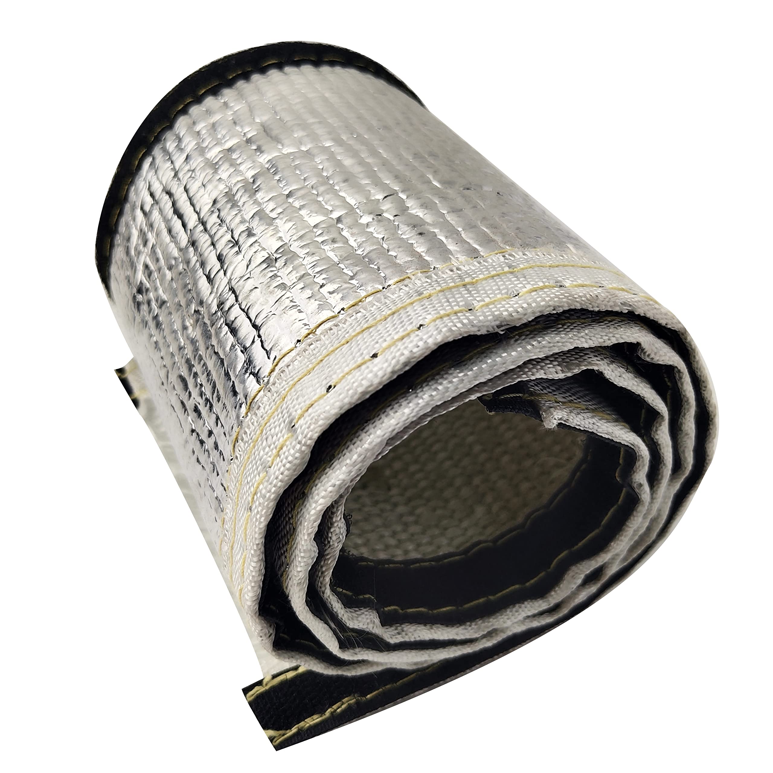 Snapklik.com : Heat Shroud 3/8 ID Aluminized Sleeving Fiberglass ...