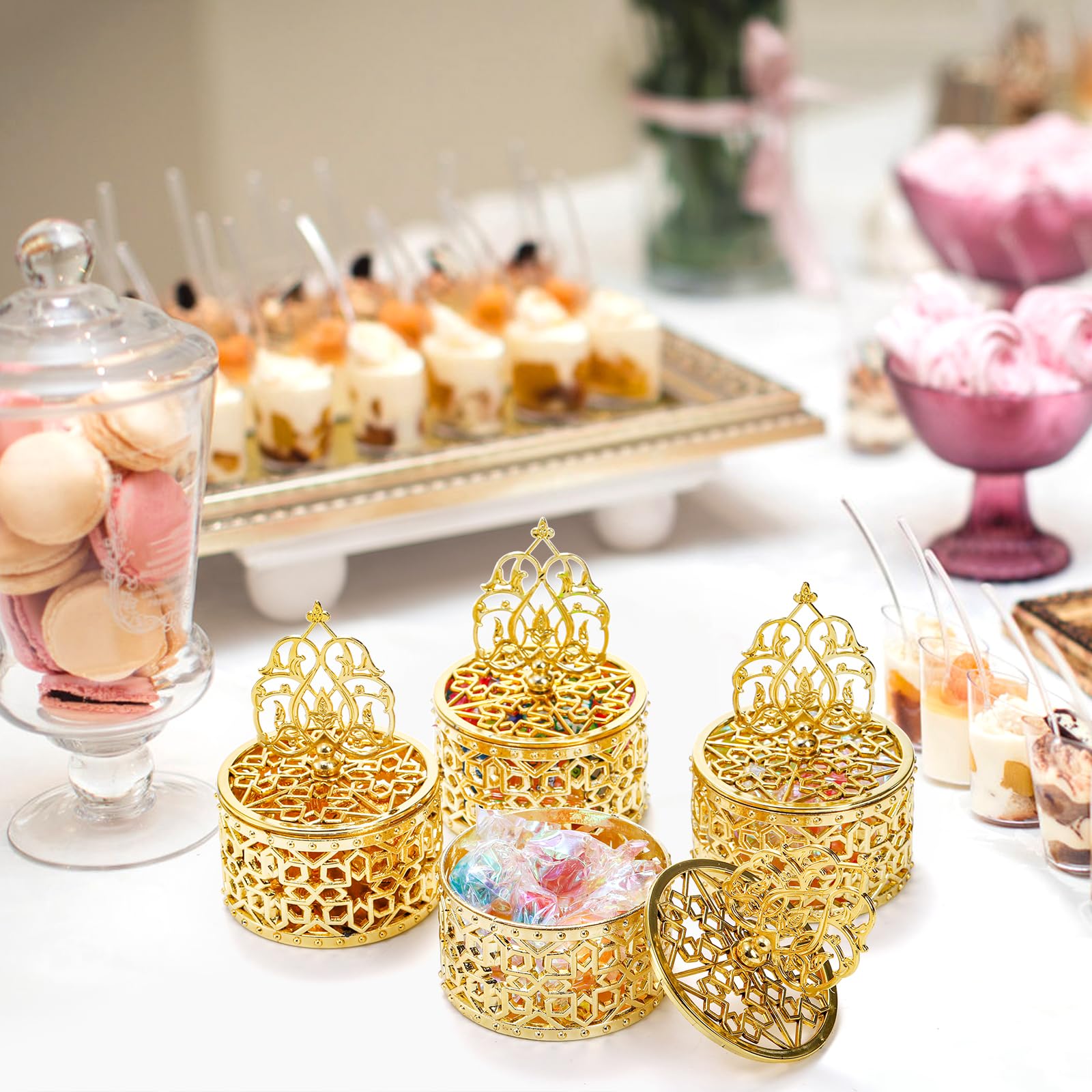 Small Containers For Party Favors Custom Favor Boxes: Print In Gold