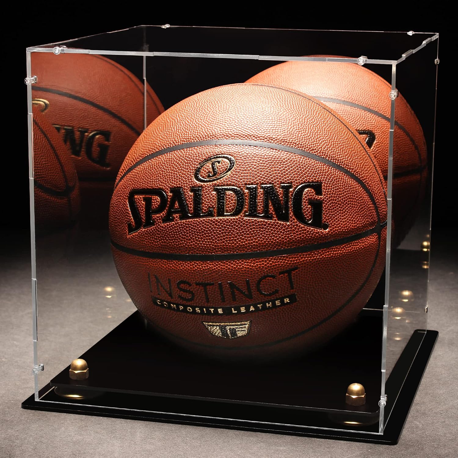 Amazon.com: HYzgb Basketball Display Case with Mirror Back Acrylic ...
