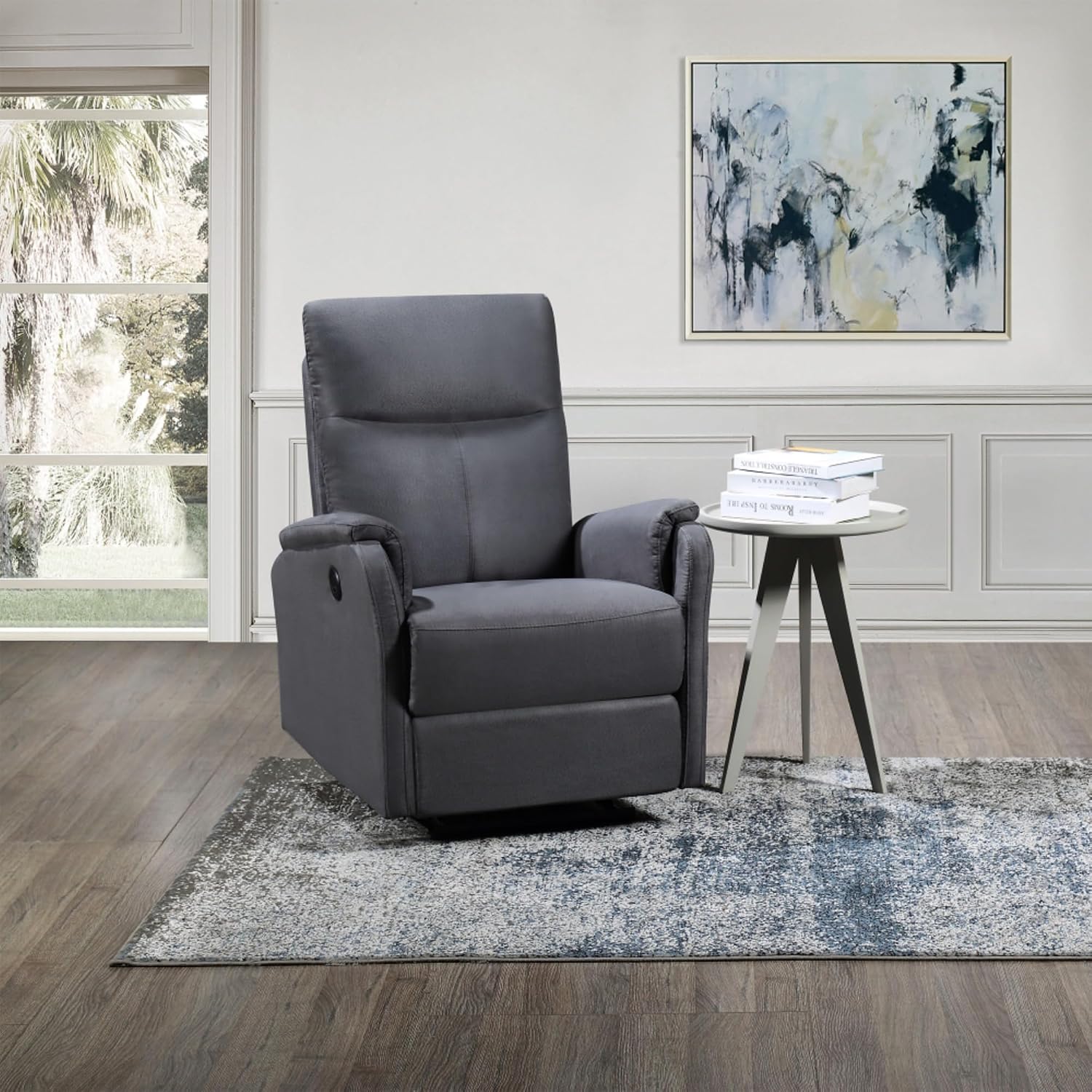 Amazon.com: Power Recliner Chair with USB Charging Port, Padded Single ...