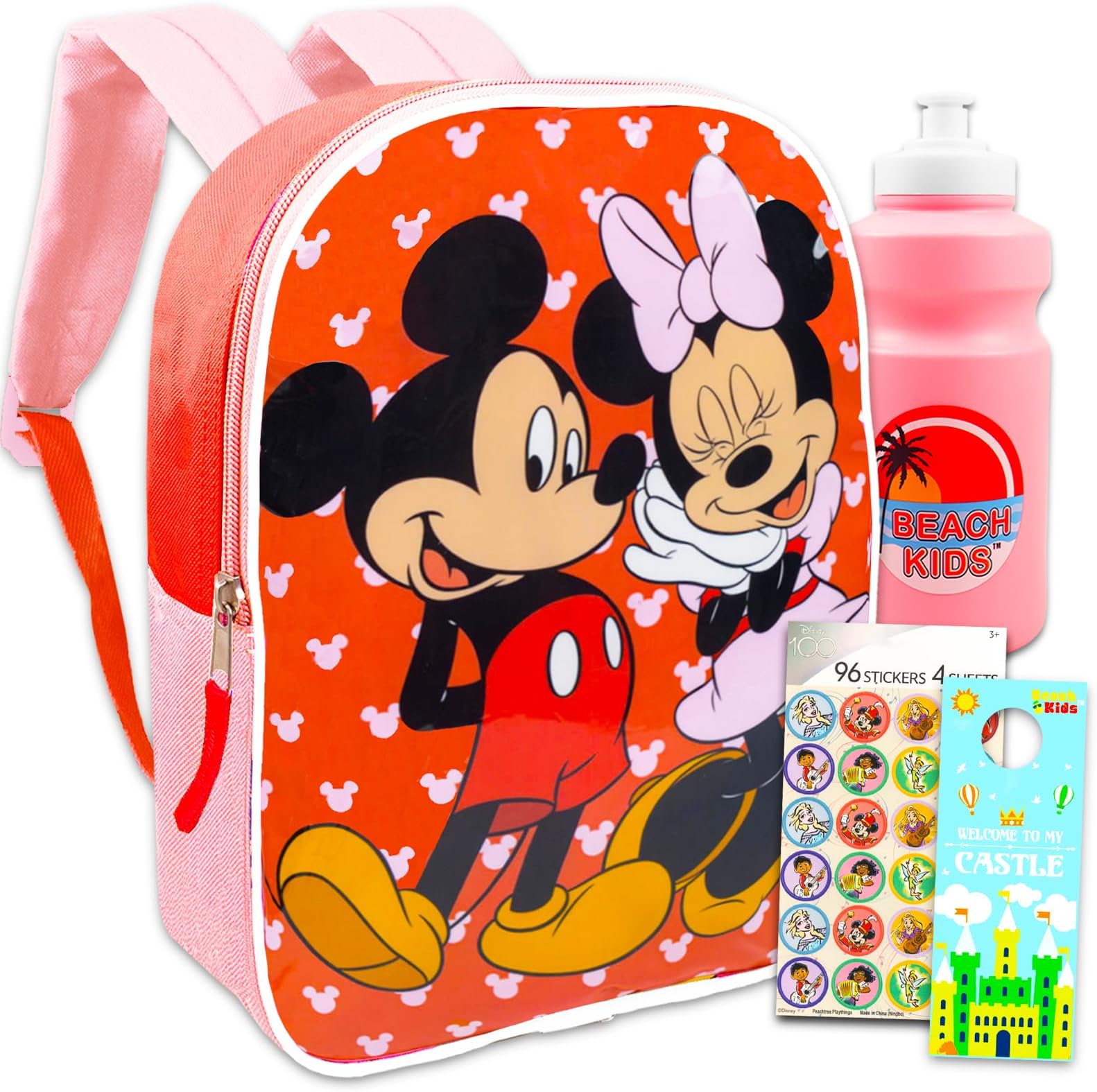 Amazon.com | Mickey and Minnie Backpack Kids - Bundle with 15" Mickey ...