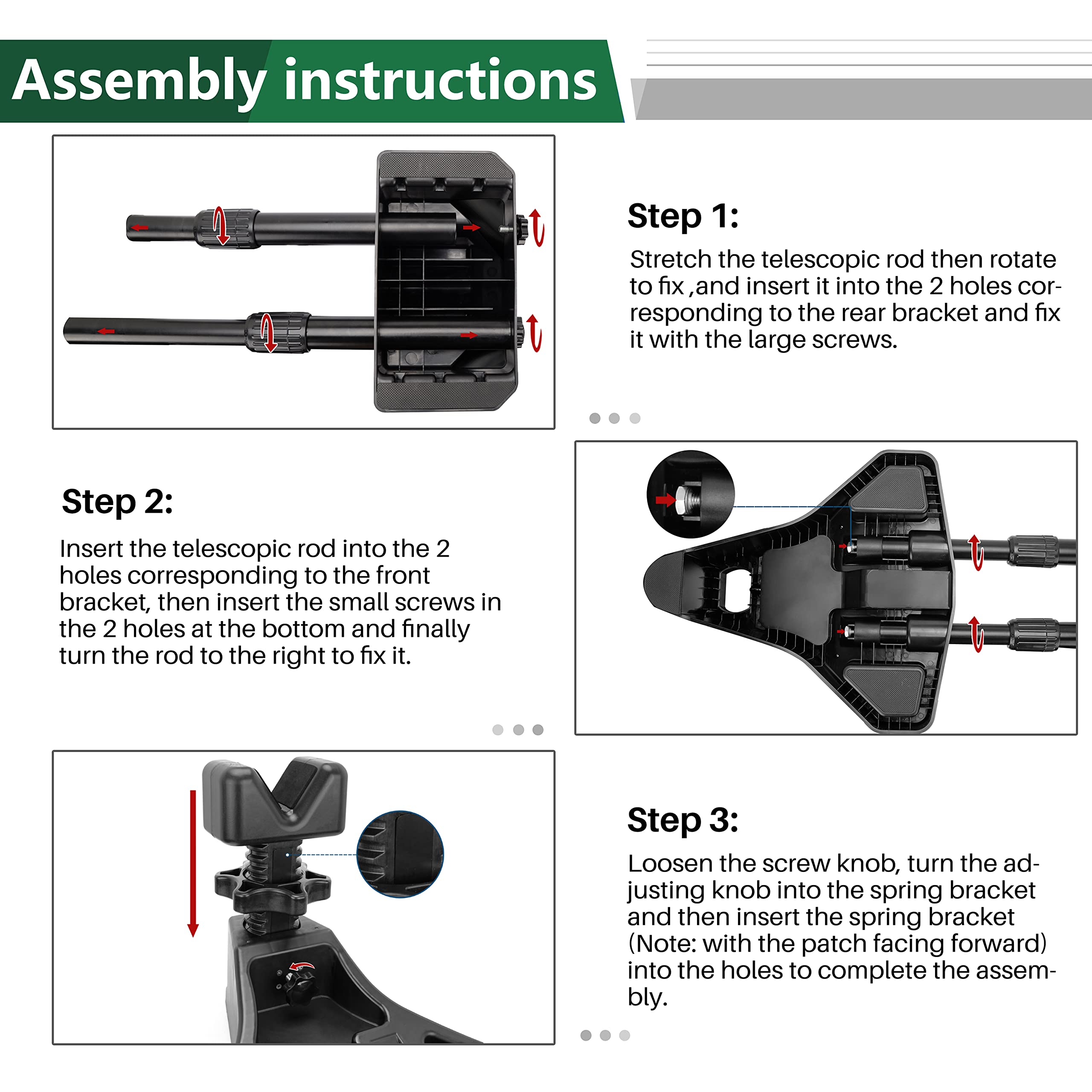Pridefend Shooting Rest for Rifles, Adjustable Front & Rear Shooting ...