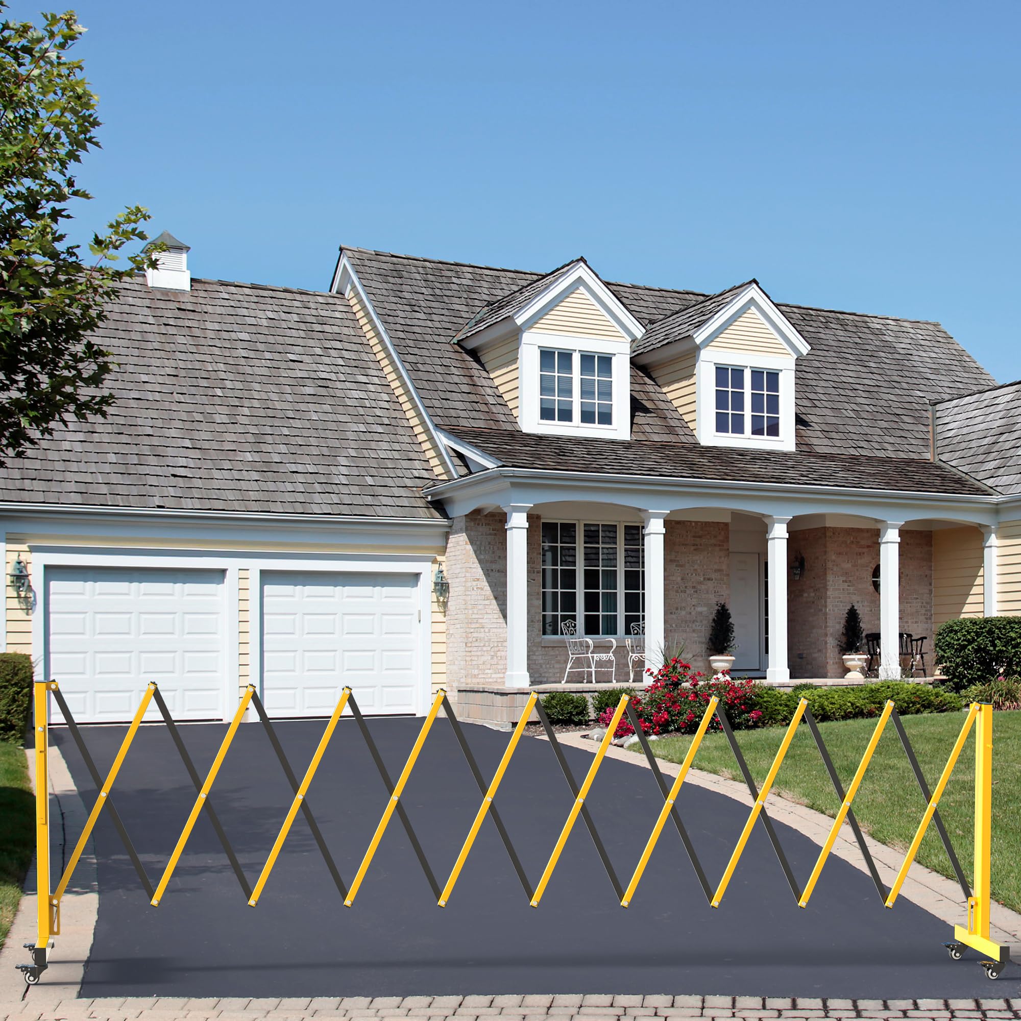 Snapklik.com : YITAHOME Industrial Expandable Metal Barricade Gate ...