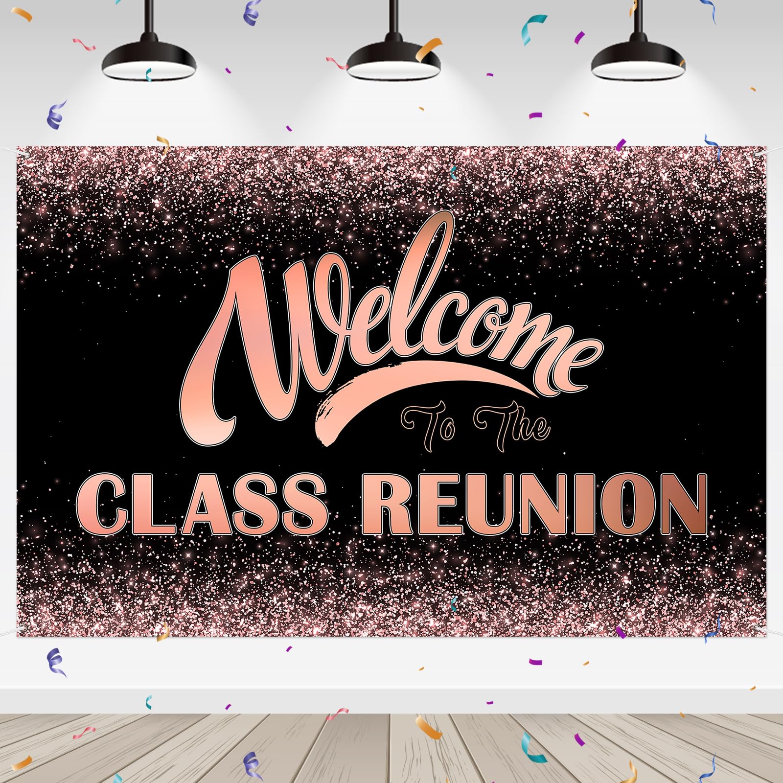 Amazon.com : WeBenison Welcome to The Class Reunion Backdrop Graduation ...