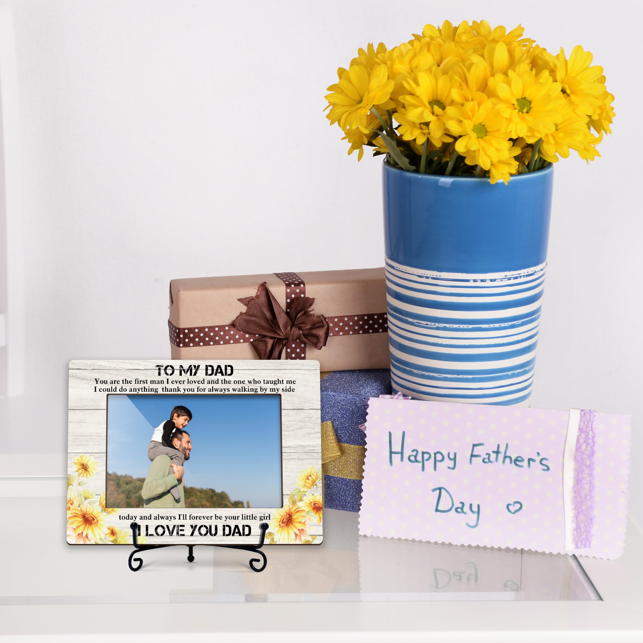 Snapklik.com : Dad And Me Picture Frame, Happy Fathers Day Decorations ...