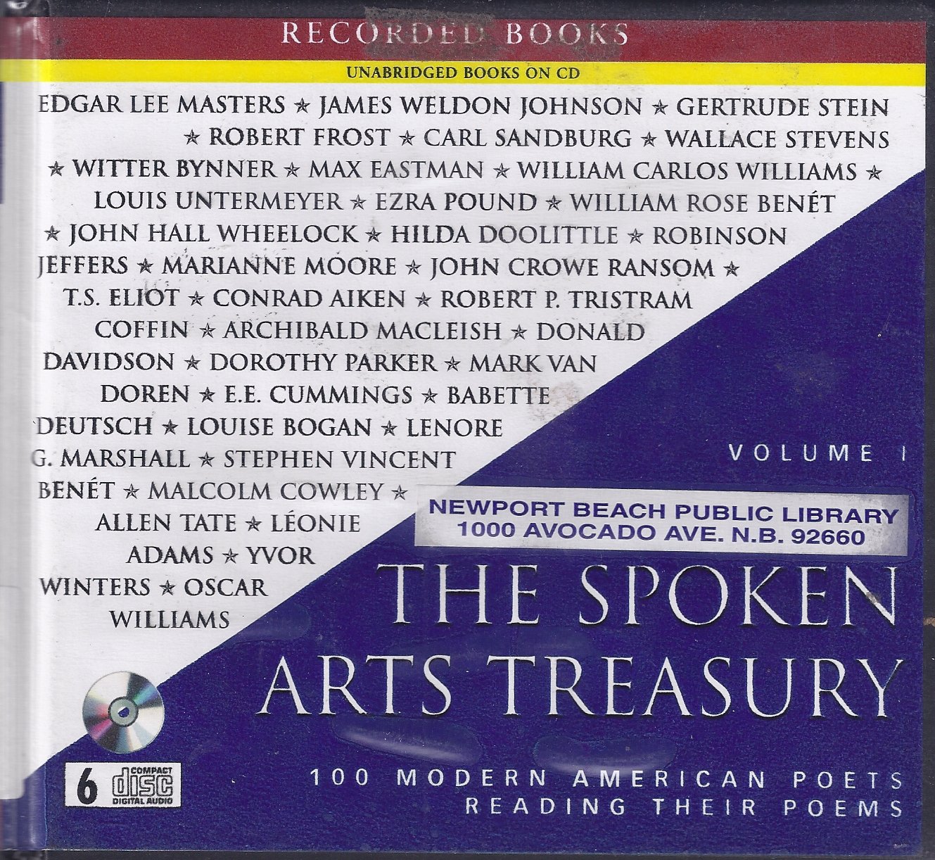 Amazon.com: The Spoken Arts treasury. : 100 modern American poets ...