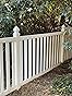Amazon.com : Westech PVC (Vinyl) Fence Rail (Top or Bottom Rail) - 2 ...