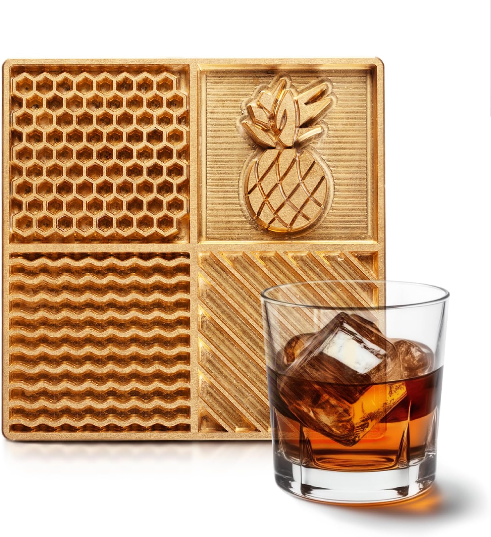 Amazon.com: TruHaven Ice Design Tray - Small Ice Cube Mold for Whiskey ...