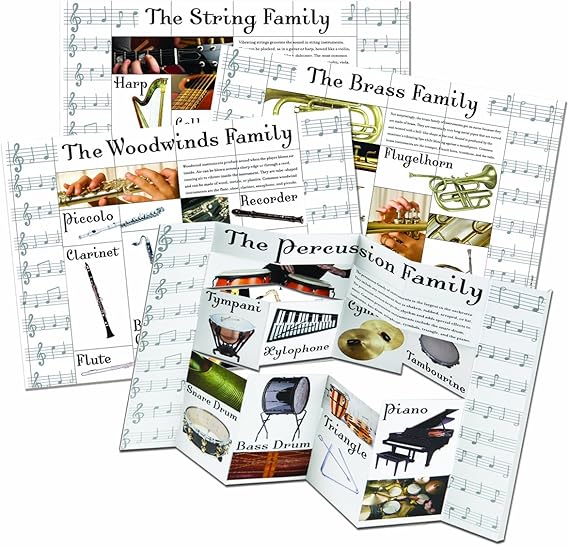 Amazon.com: Eureka Musical Instrument Categories - Dimensional Bulletin ...
