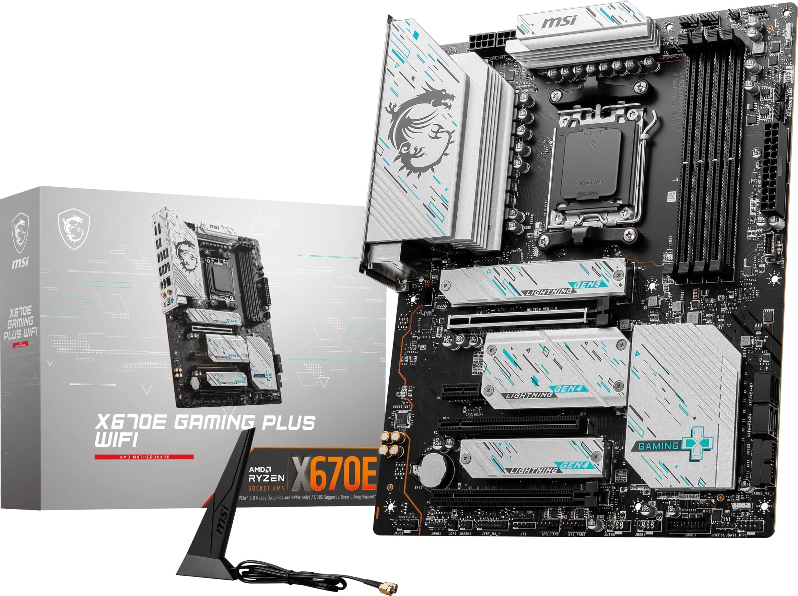 Amazon.com: Gigabyte Ultra Durable X670 Gaming X AX V2 Gaming Desktop ...