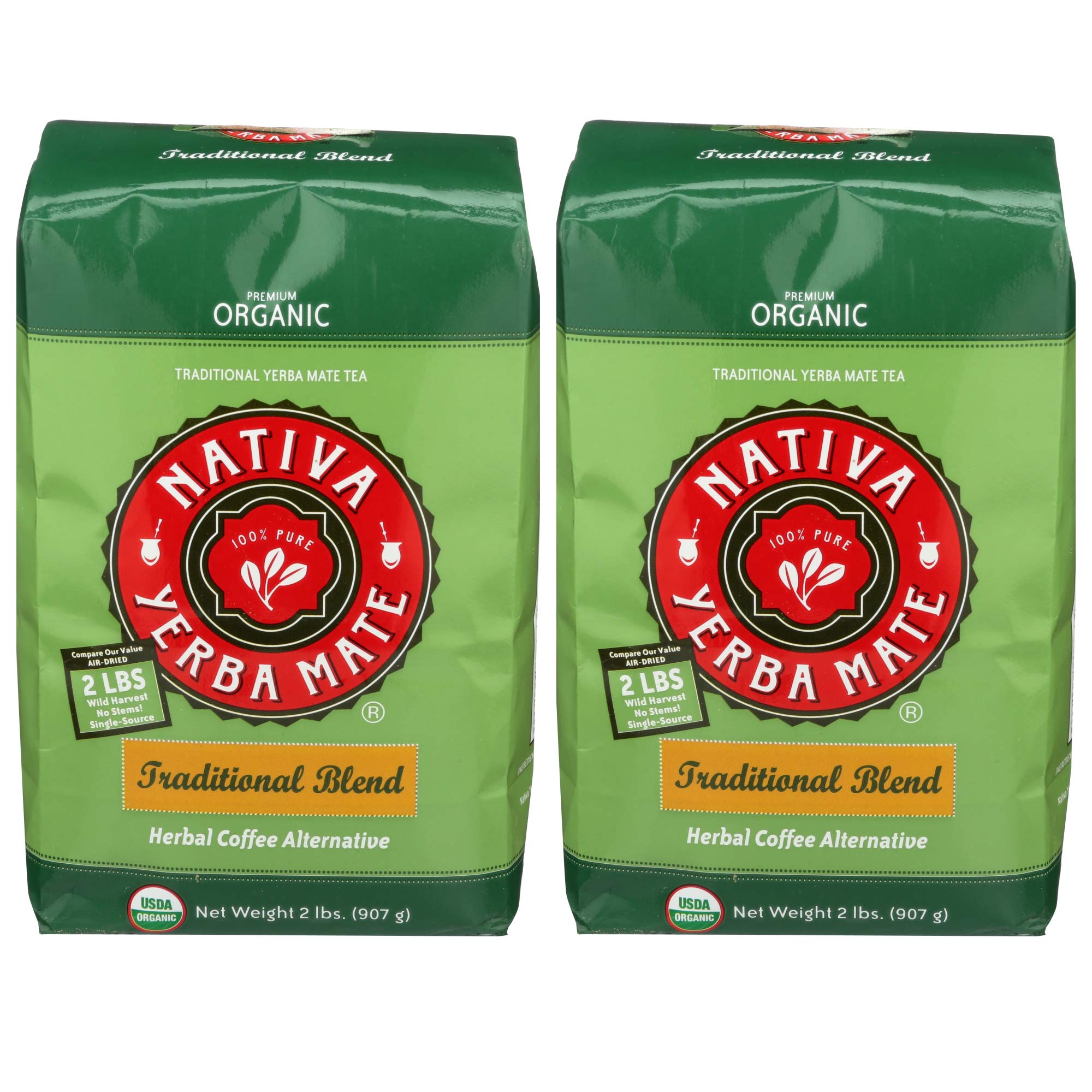 Buy Yerba Mate 2 lbs. (Pack of 2) | No Filler Stems |Best Tasting Yerba ...