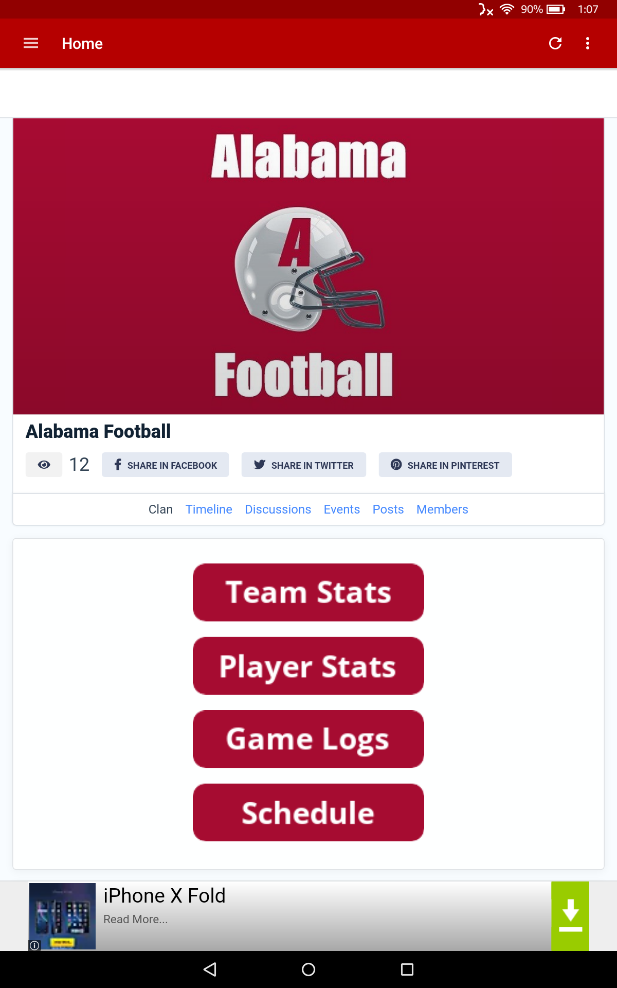 Alabama Football - App on Amazon Appstore