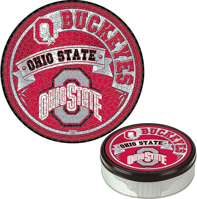 Amazon.com : Wincraft Ohio State Buckeyes Puzzle Tin : Jigsaw Puzzles ...
