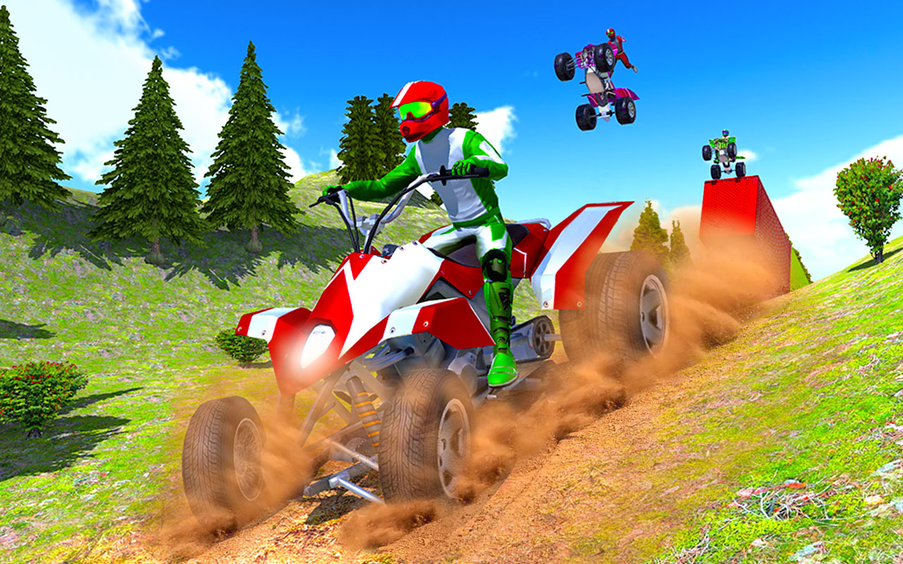 ATV Quad Bike Stunt Race Game ATV Quad Bike Race ATV Offroad ATV Quad ...