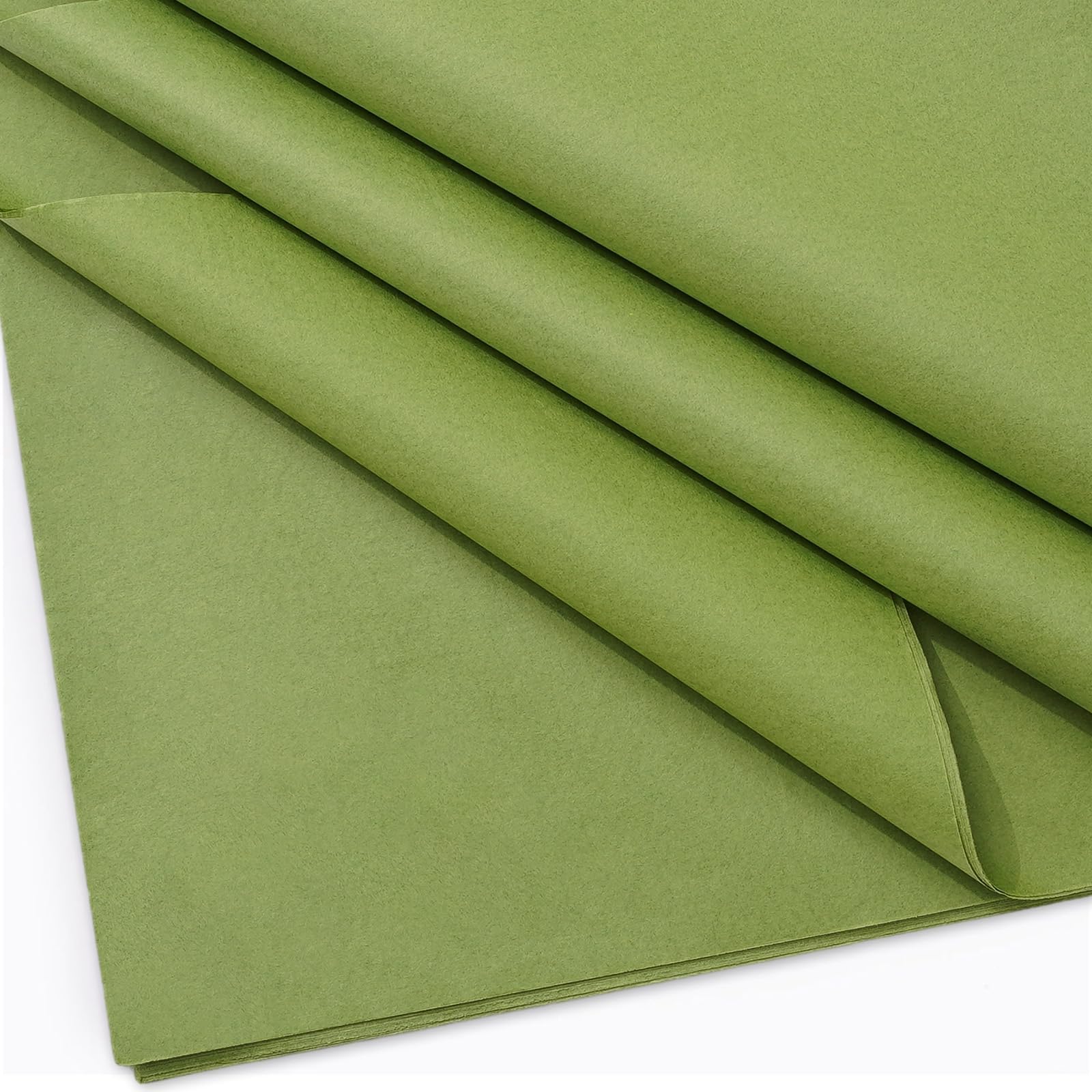 Amazon.com: Paper Mart Olive Green Matte Tissue Paper, Bulk Quantity of ...