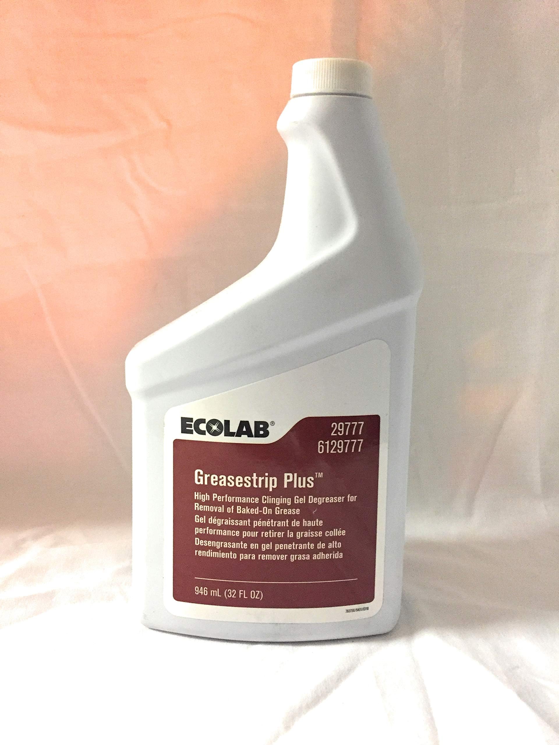 Amazon.com: Ecolab Greasestrip Plus Degreaser- 32 FL OZ : Health ...