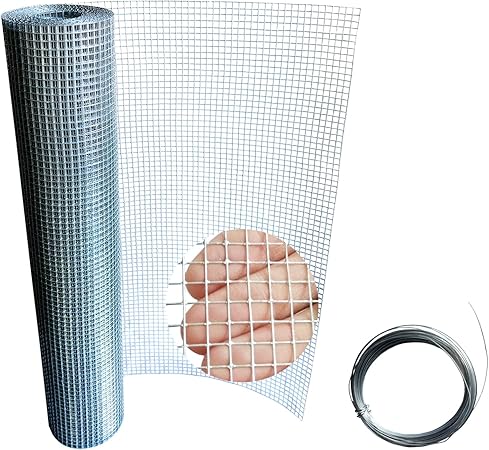 1/4 Inch Galvanized Hardware Cloth 24in X 20ft, 23 Gauge Galvanized ...