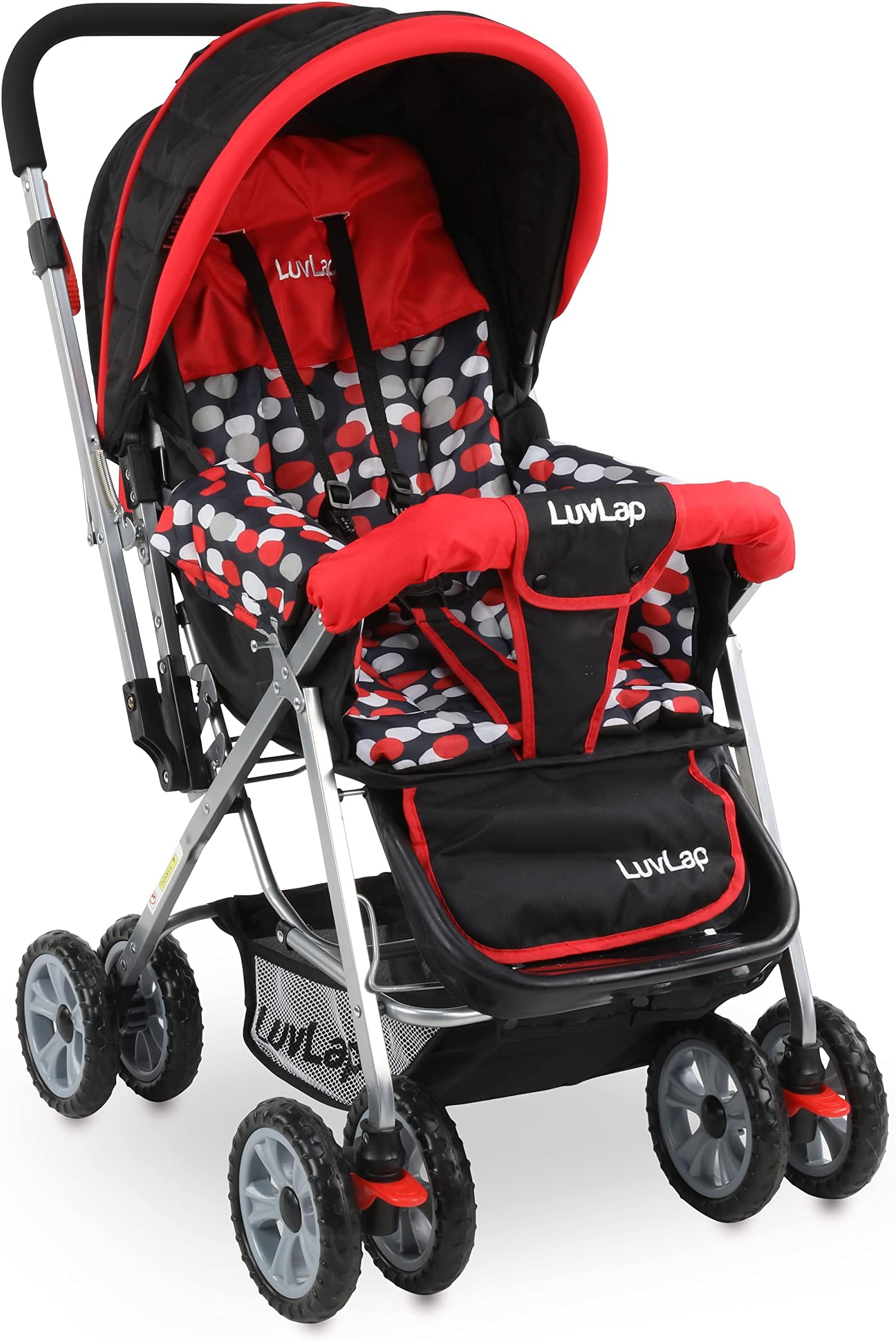 Buy LuvLap Galaxy baby stroller, Pram for baby with 5 point safety ...