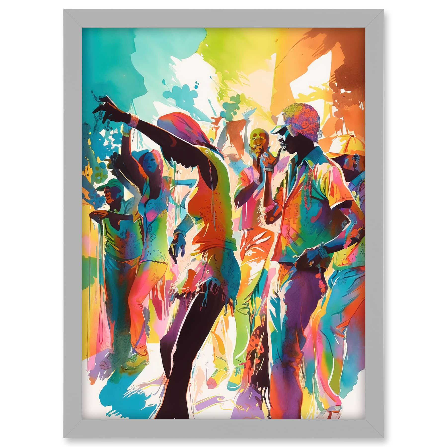 Abstract Paintings Of People Dancing