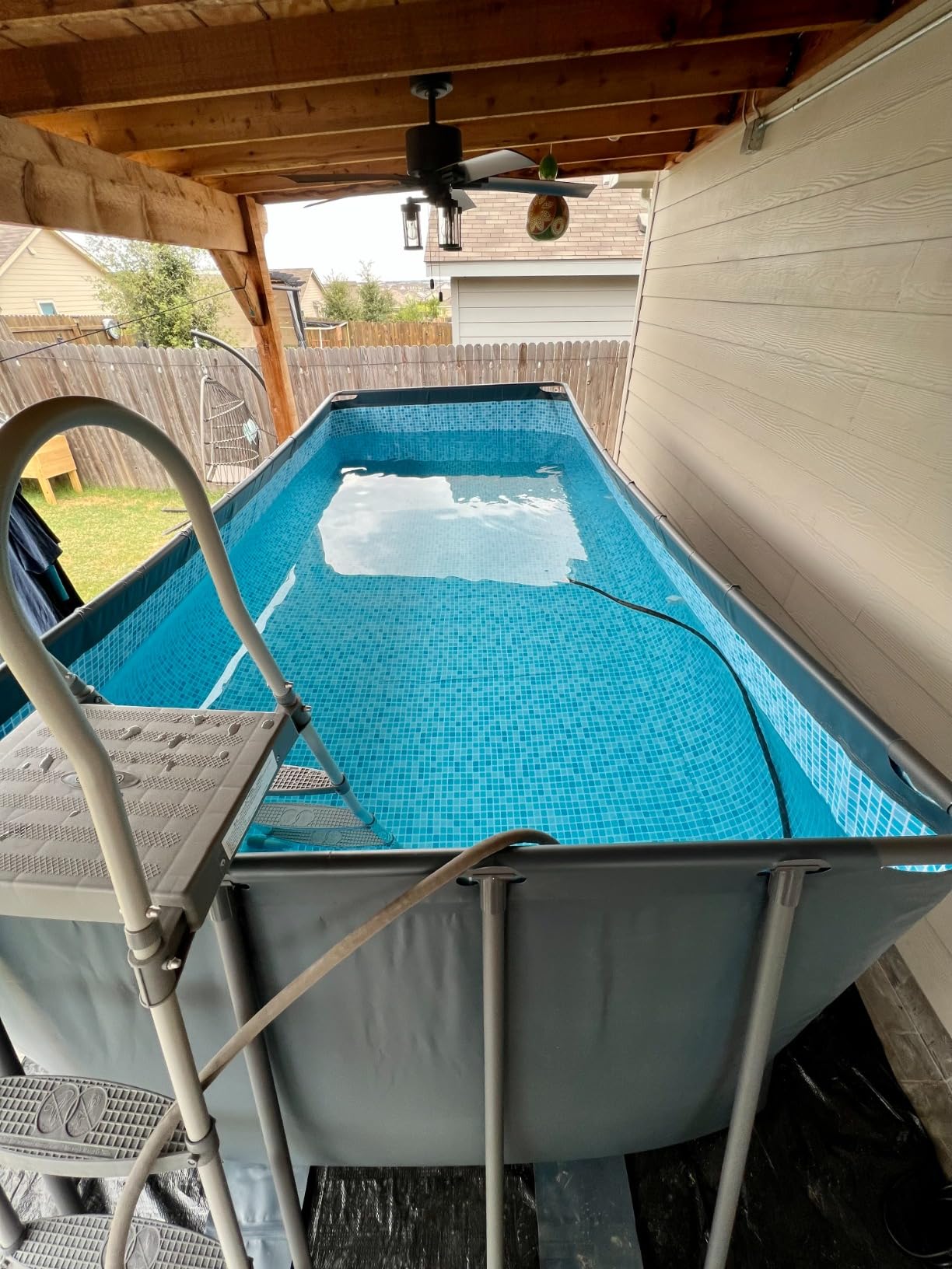$14/mo - Finance Evajoy 10 ft x 30 Inch Outdoor Metal Frame Above ...