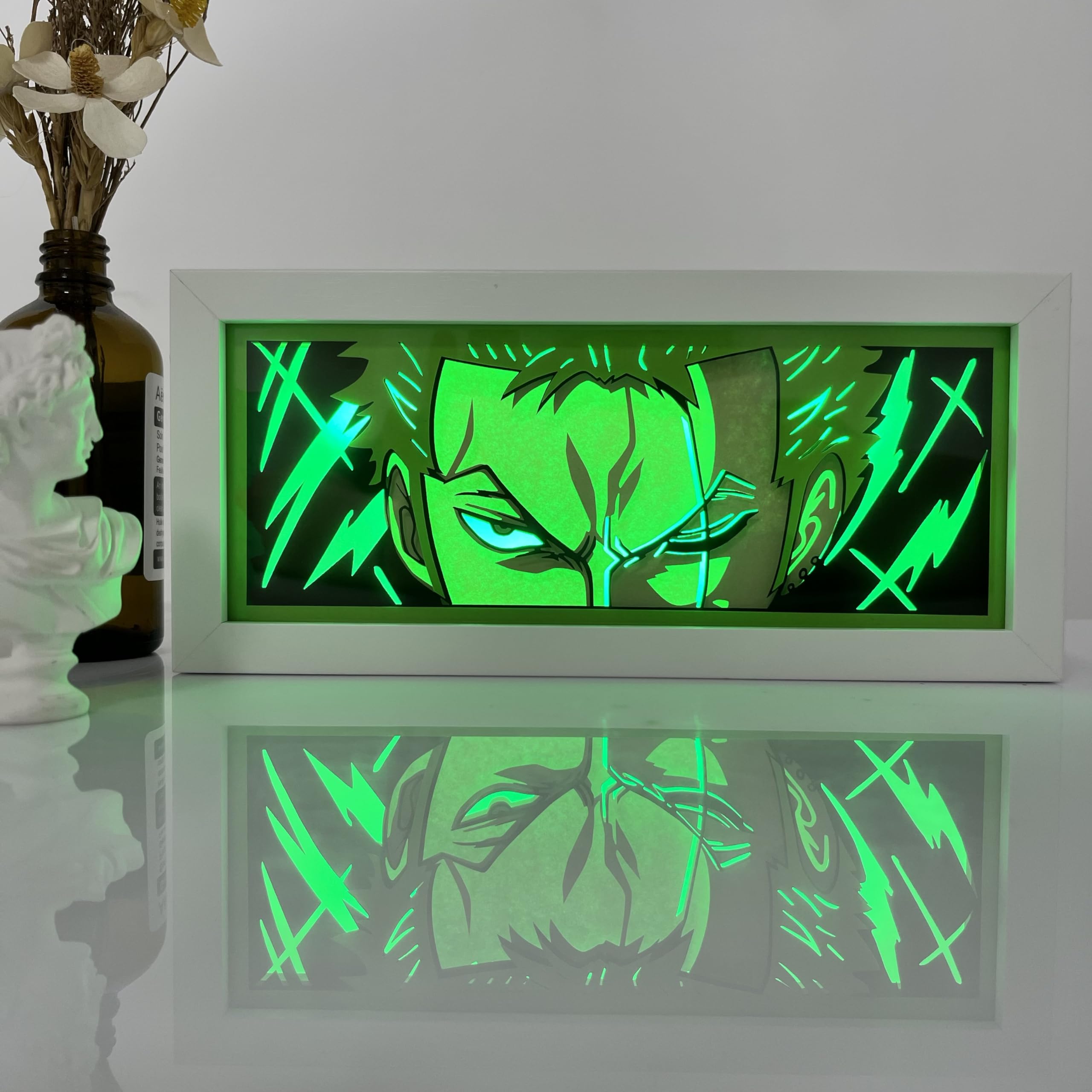 Amazon.com: Anime Led Light Box Anime Paper Cut Light Box Handmade ...