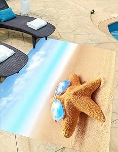 Amazon.com: Tropical Coastal Starfish Sunglasses Pattern Patio Deck ...