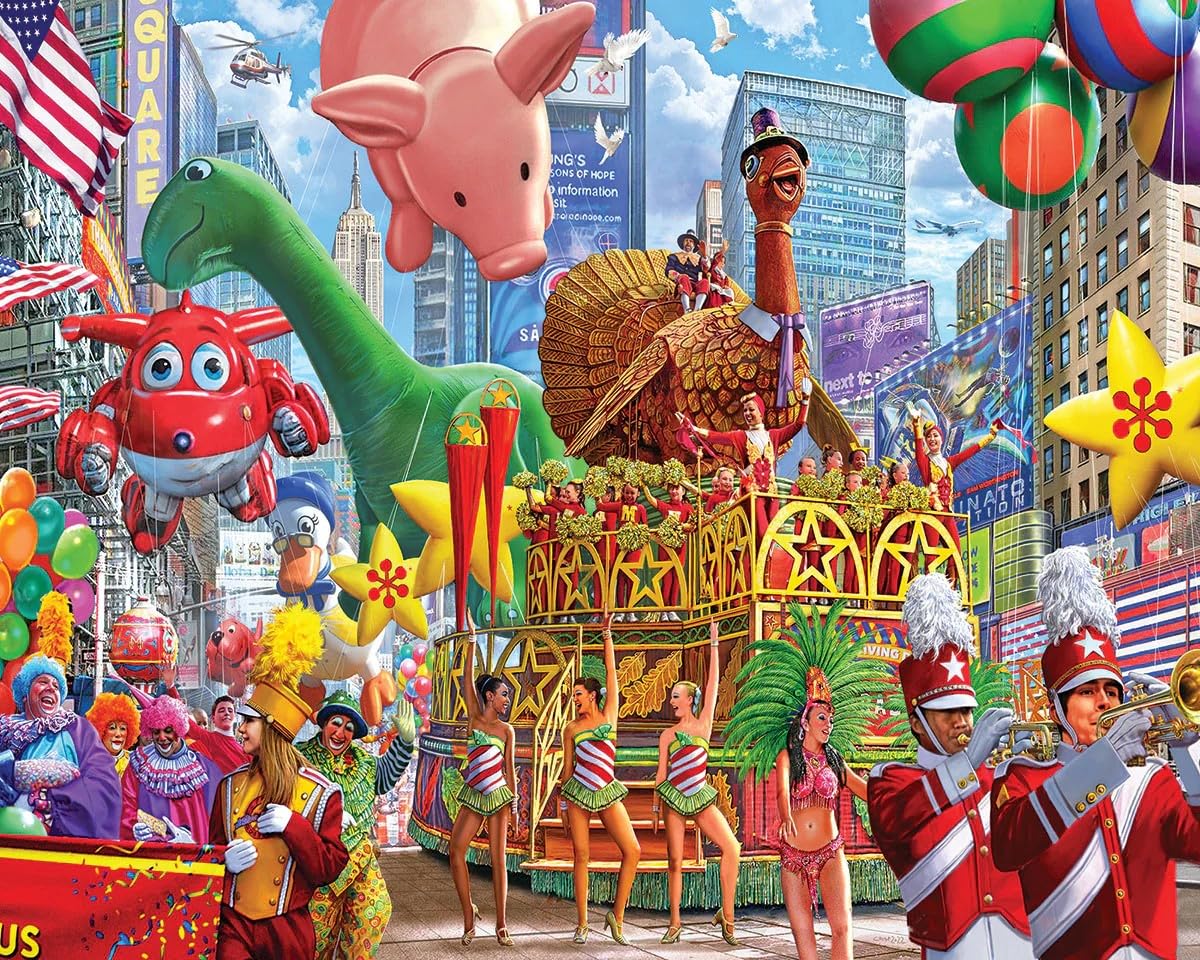 Snapklik.com : New York Thanksgiving Parade Jigsaw Puzzle Thanksgiving ...
