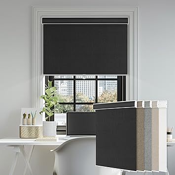 Amazon.com: PQRSHADE 100% Blackout Window Shades Pull Down for Indoor ...