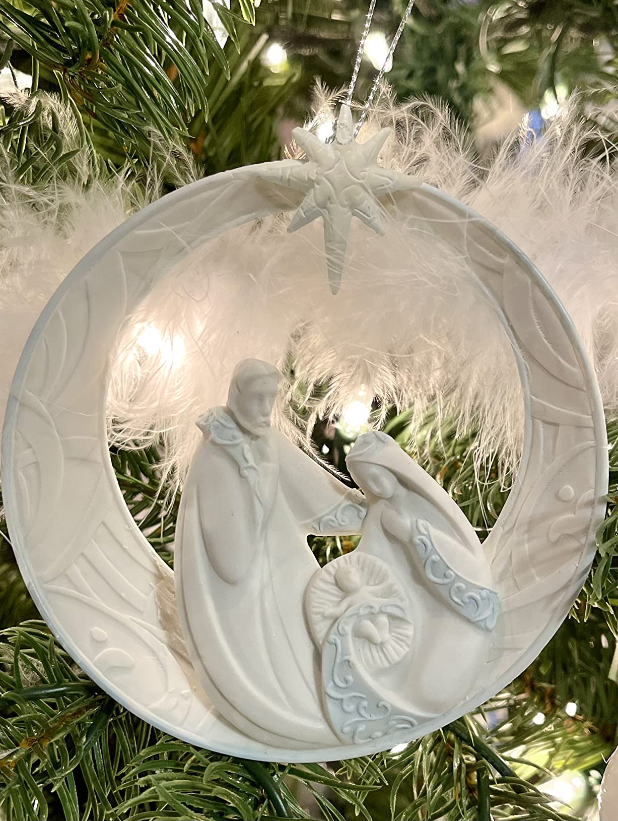 Amazon.com: Appletree Design Holy Family Nativity Ornament, 3-1/2-Inch ...