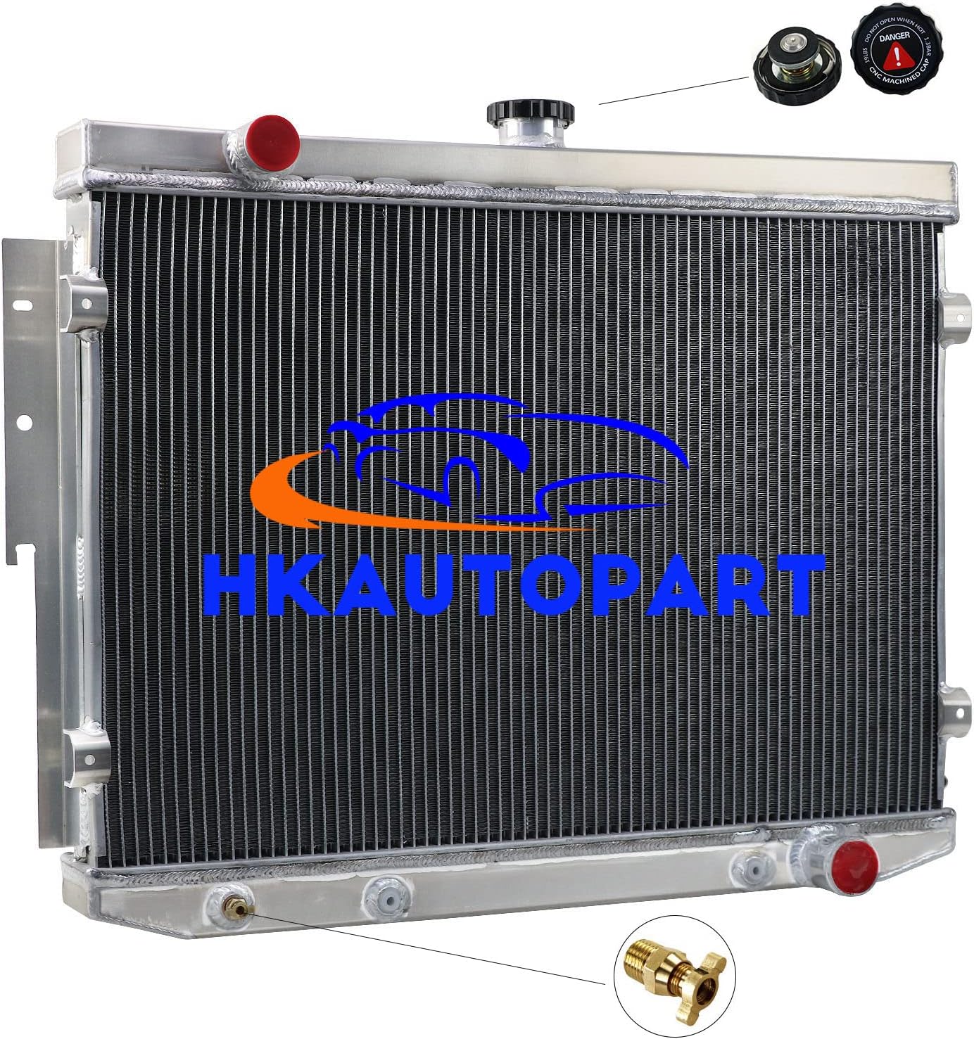 Amazon.com: HKAUTOPART Aluminium Radiator for 1973 1974 Dodge Charger ...