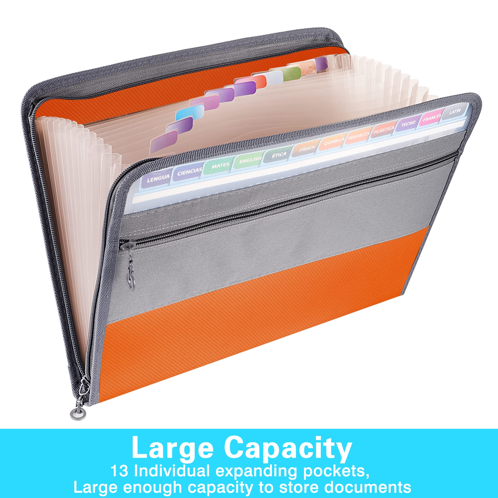 A4 Expanding Folder, 13 Compartments Document File Folder Sorting ...