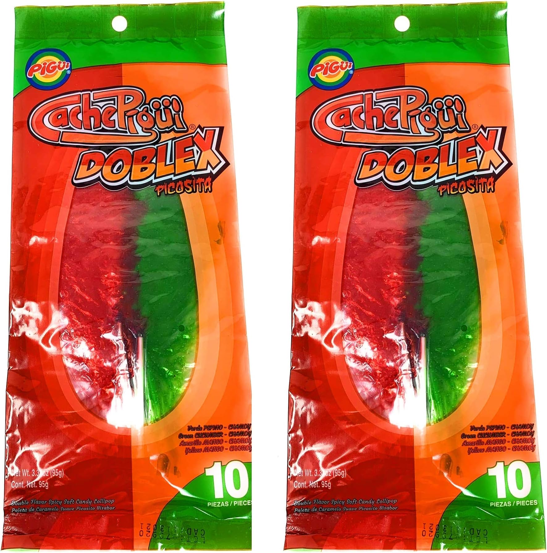 Amazon.com : Mega PG Mexican Slaps Lollipop Candy - 50 Pieces Mega ...