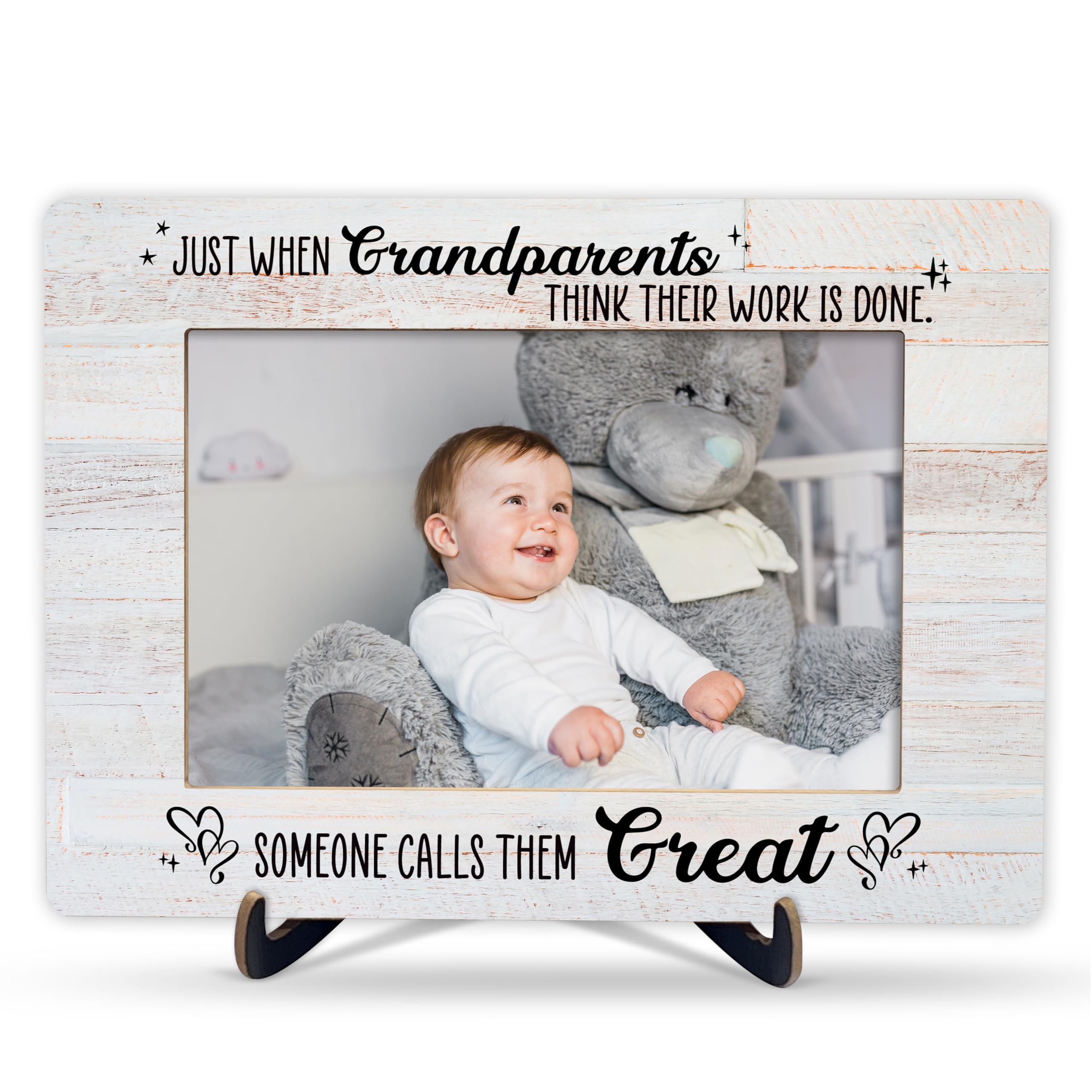 Amazon.com - MVZX Grandparents Picture Frame, Get Promoted To Great ...