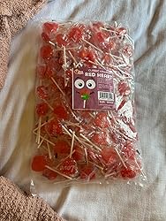 Amazon.com : Red Heart Lollipops - 5 Pounds Bulk - Approx 200 ct ...