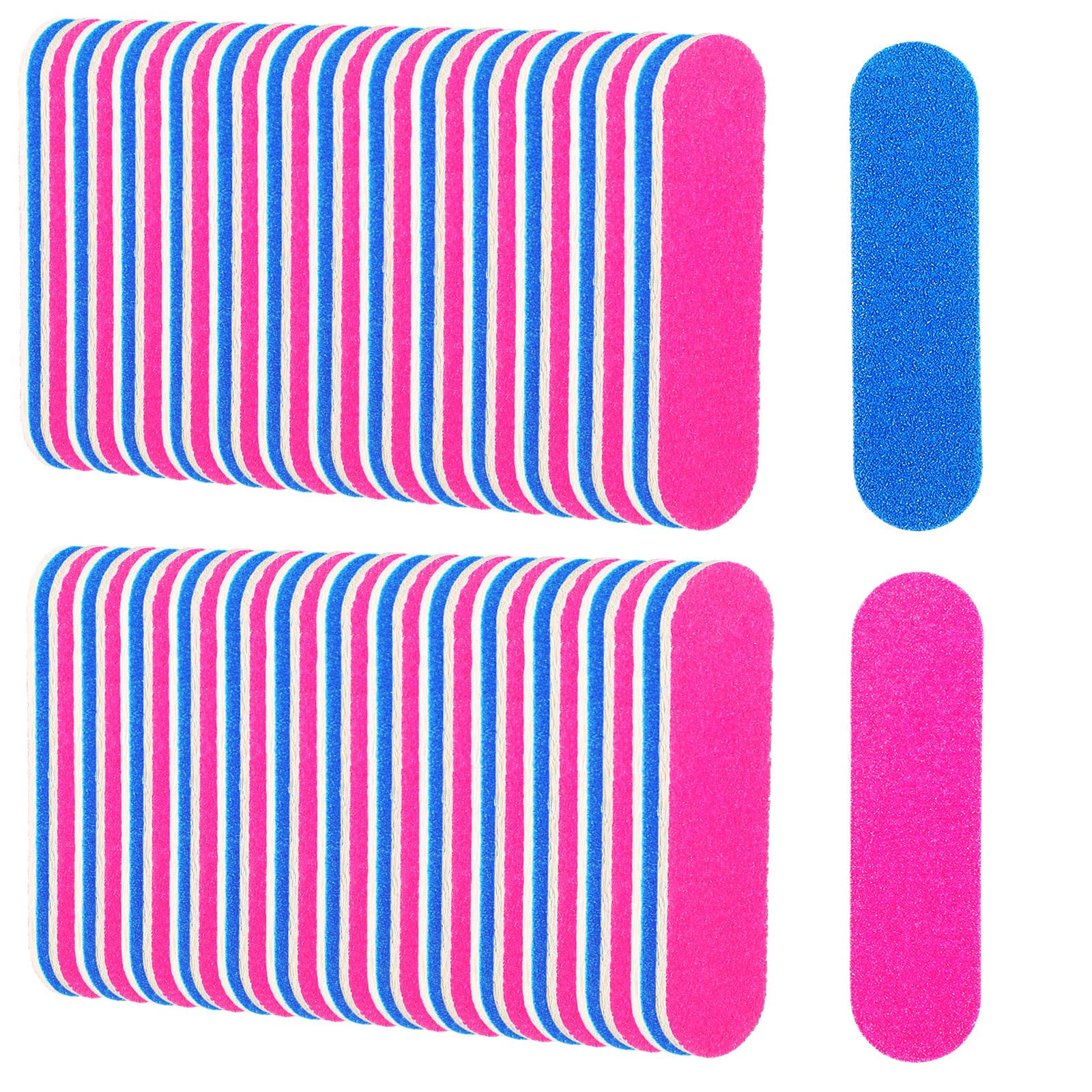 Amazon.com : 200 Packs Mini Nail Files Disposable Double Sided Nail ...