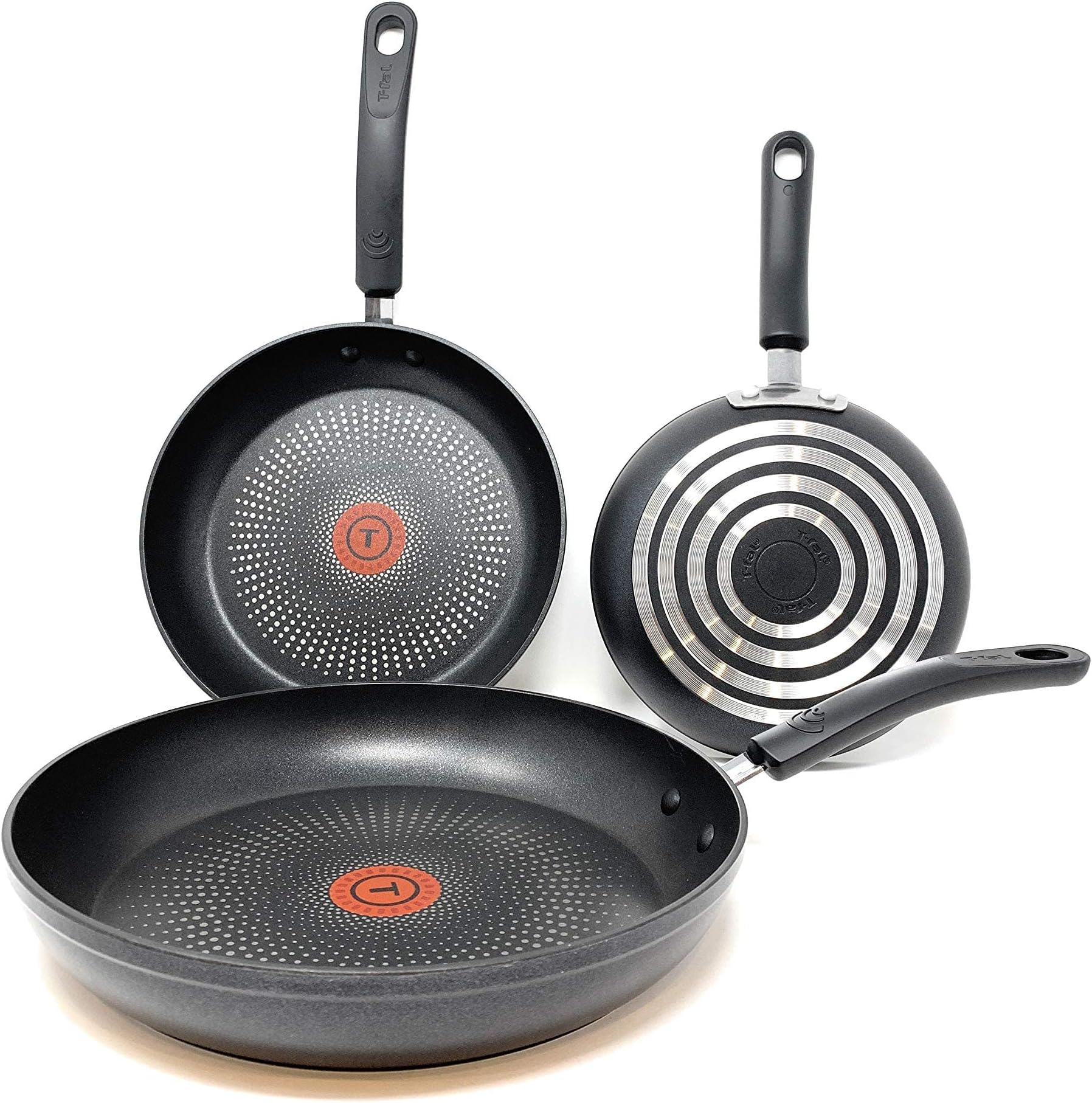 T-Fal C547S3CT Durable Titanium Nonstick Thermo-Spot Heat Indicator Fry ...
