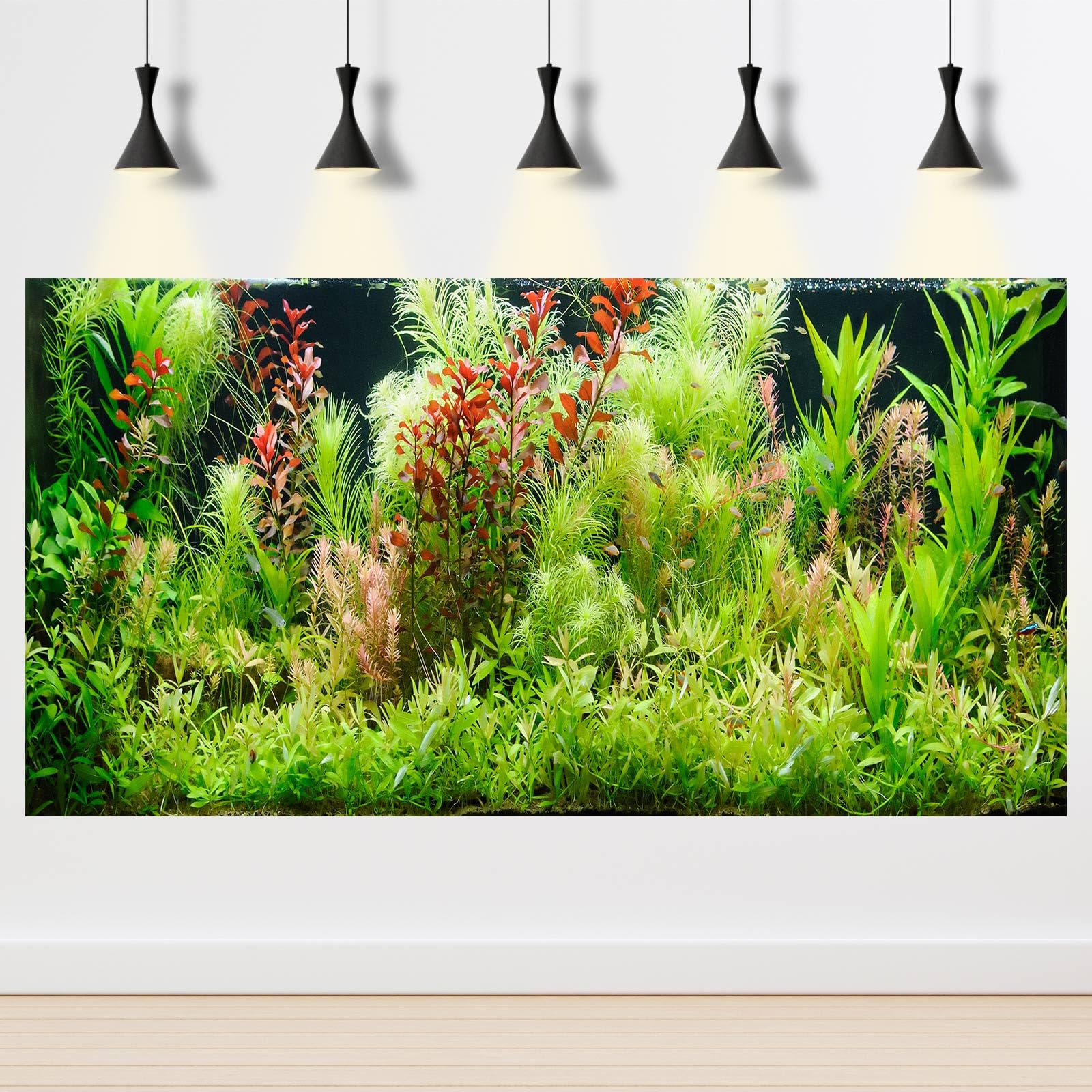 Snapklik.com : Aquarium Background Underwater Sea Grass Fish Tank ...
