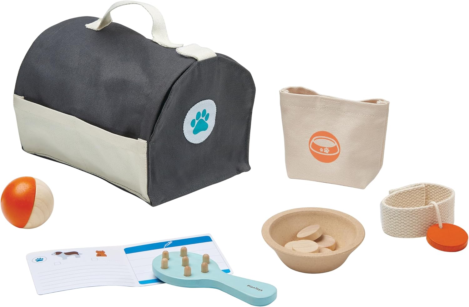 Amazon.com: PlanToys Pet Care Pretend Play Set (3491) | Sustainably ...