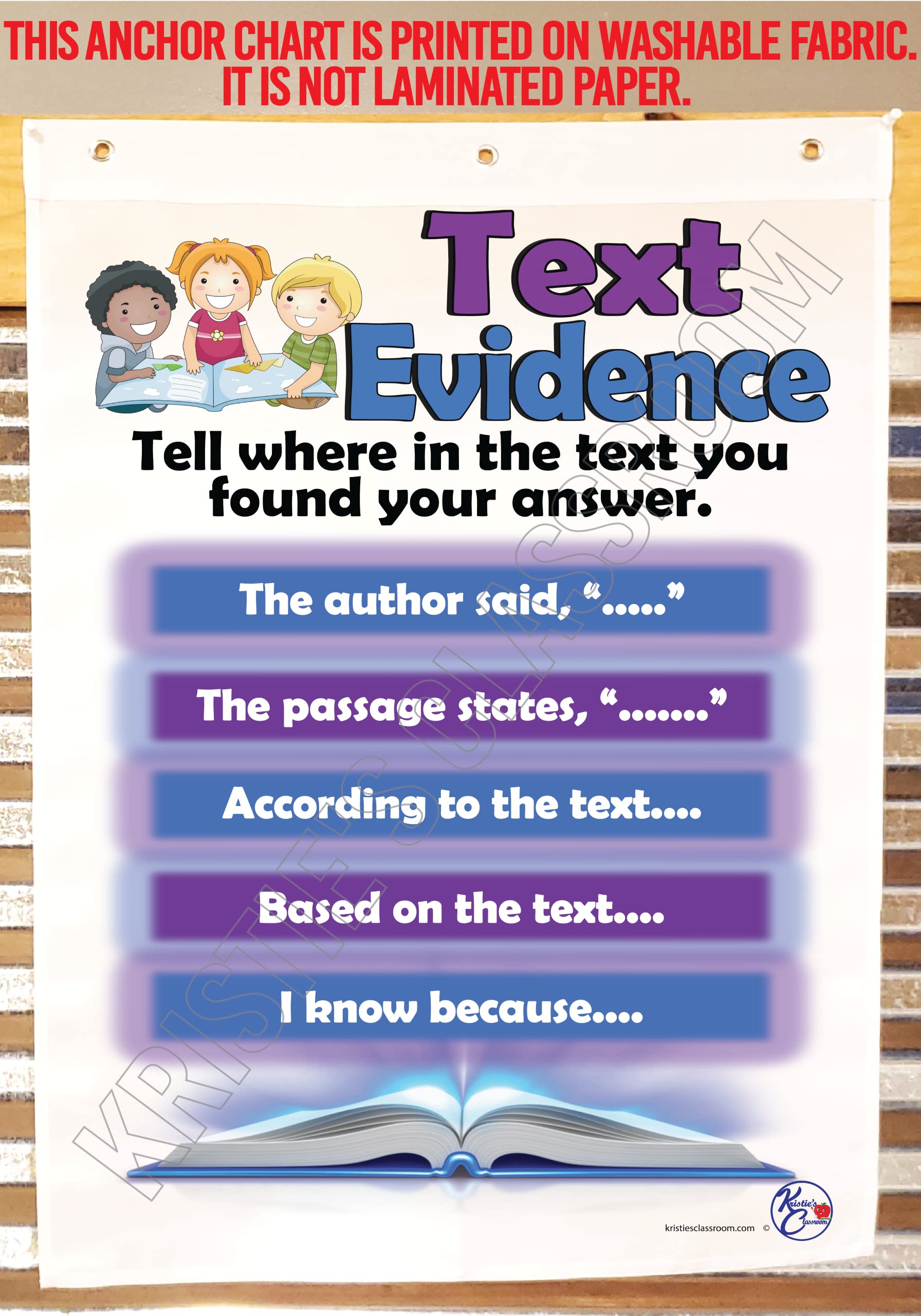 Text Evidence Anchor Chart 7 Anchor Charts For ELA Common Core