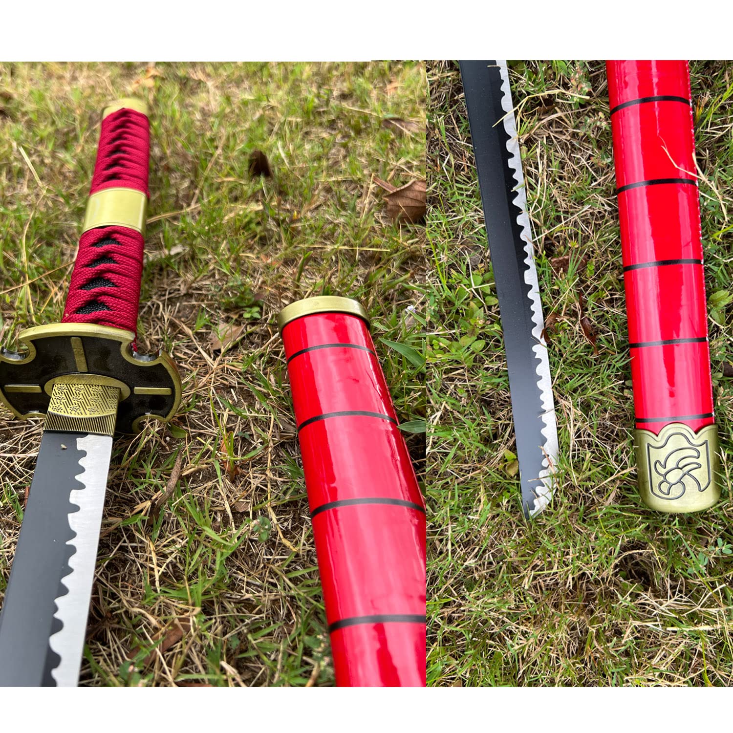 Snapklik.com : 40" Roronoa Zoro Metal Kitetsu Swords,Japanese Anime ...