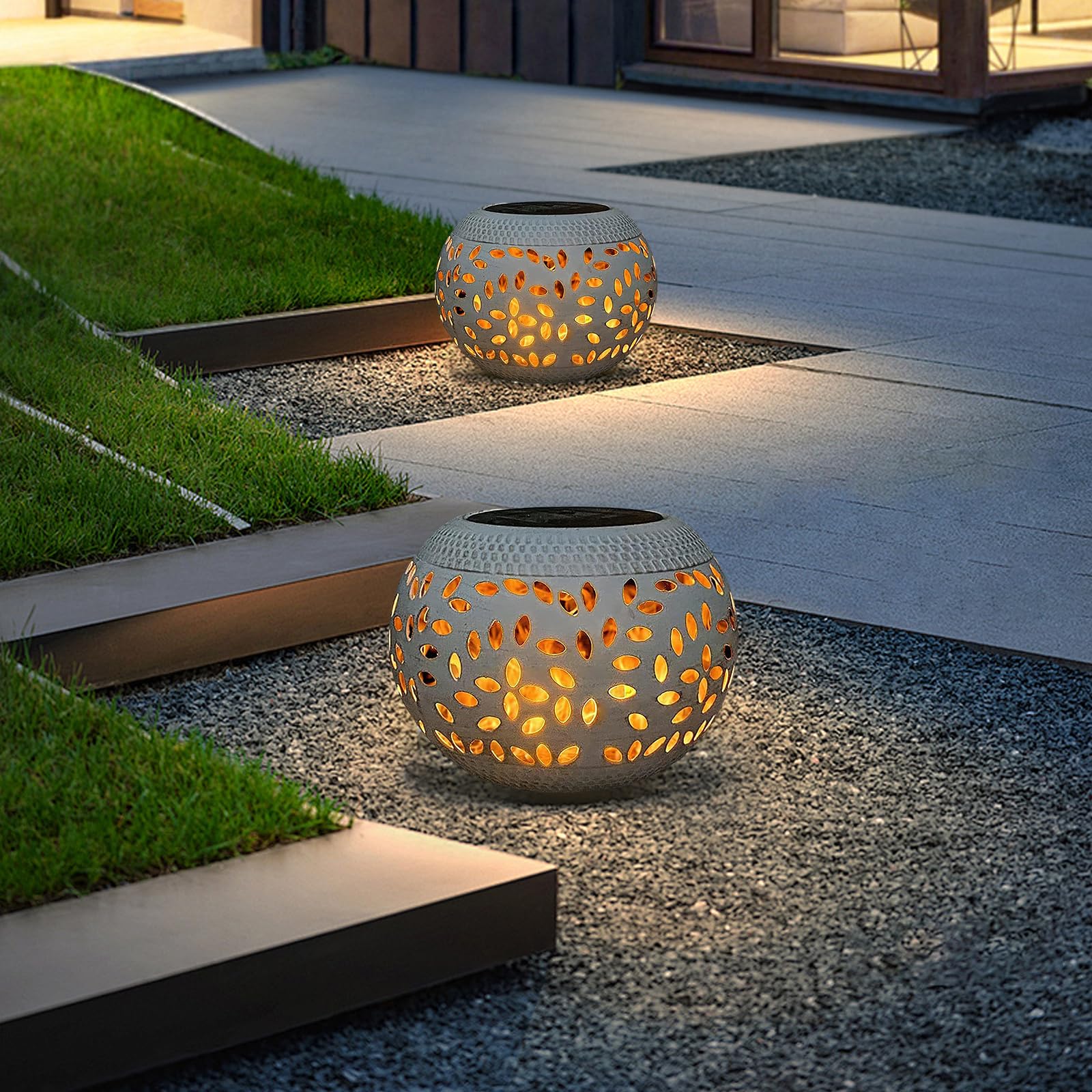 Outdoor Solar Table Lamp Gewiny Solar Table Lamp Outdoor Table Lamp ...