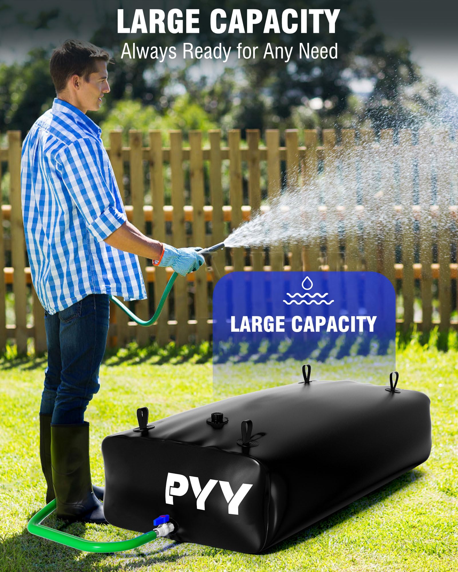 Snapklik.com : PYY Portable Water Bladder 87 Gallon For Truck Bed ...